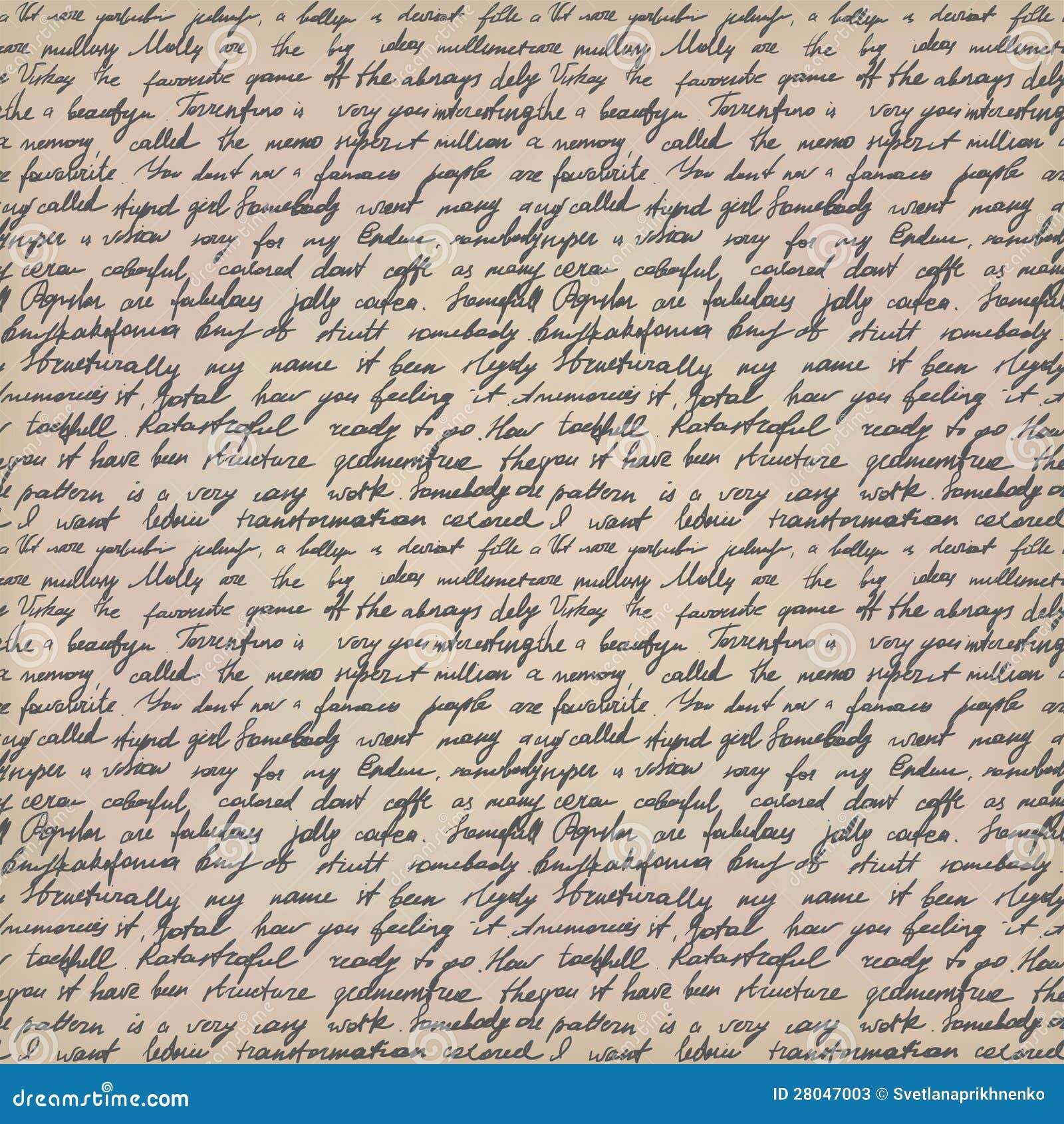 Handwritten Letter Handwriting Calligraphy Texture Background Stock ...