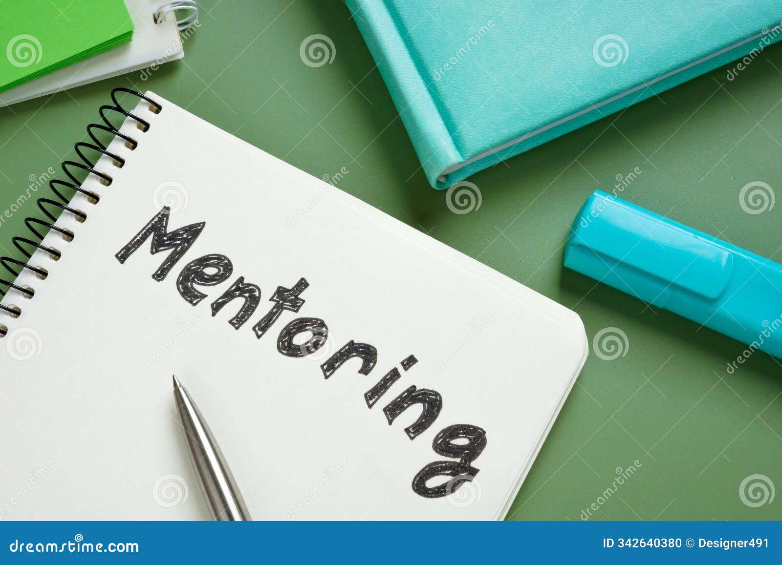 Handwritten Mentoring in Notebook As Guidance Concept. Stock Photo ...