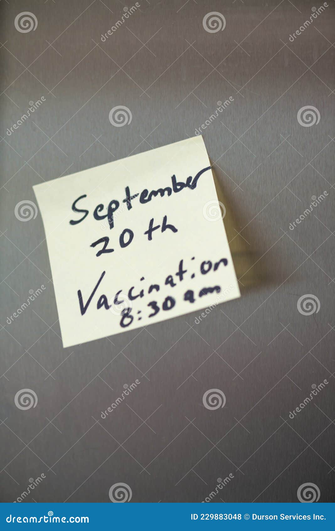 Handwritten Message on Fridge Stock Photo - Image of health, infection ...