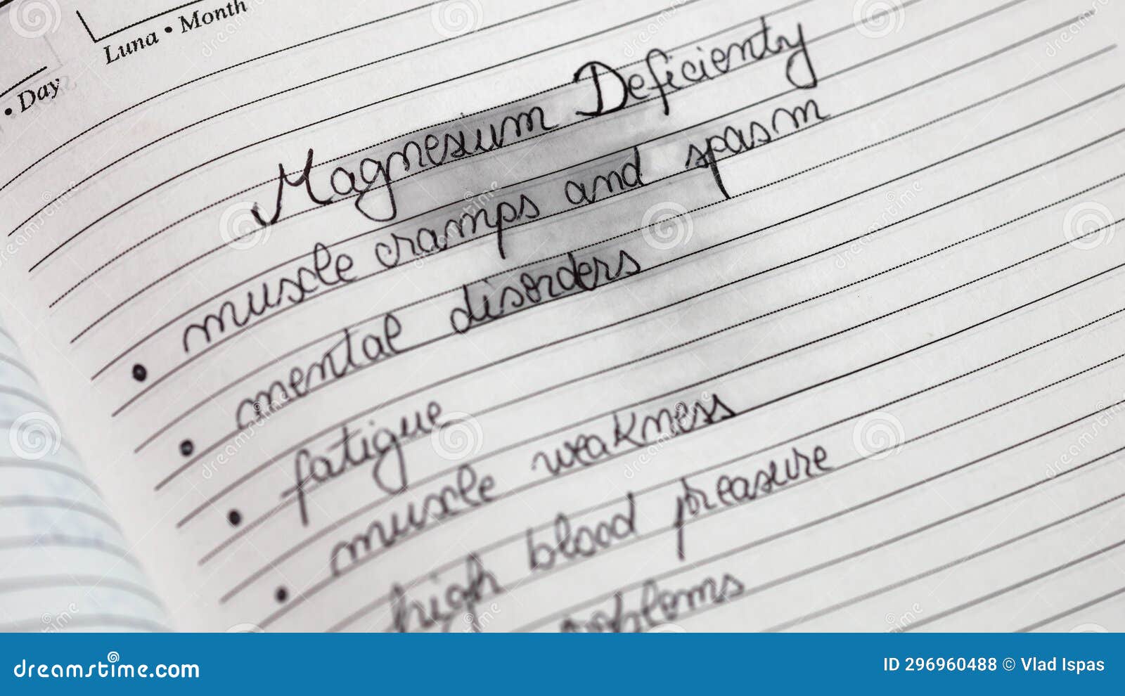 Handwritten Notes on White Note Paper Stock Photo - Image of letter ...