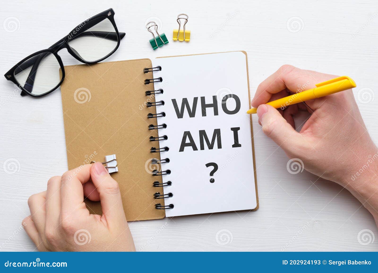 Handwritten Question Mark On A Notepad In A What, How, When, Where ...