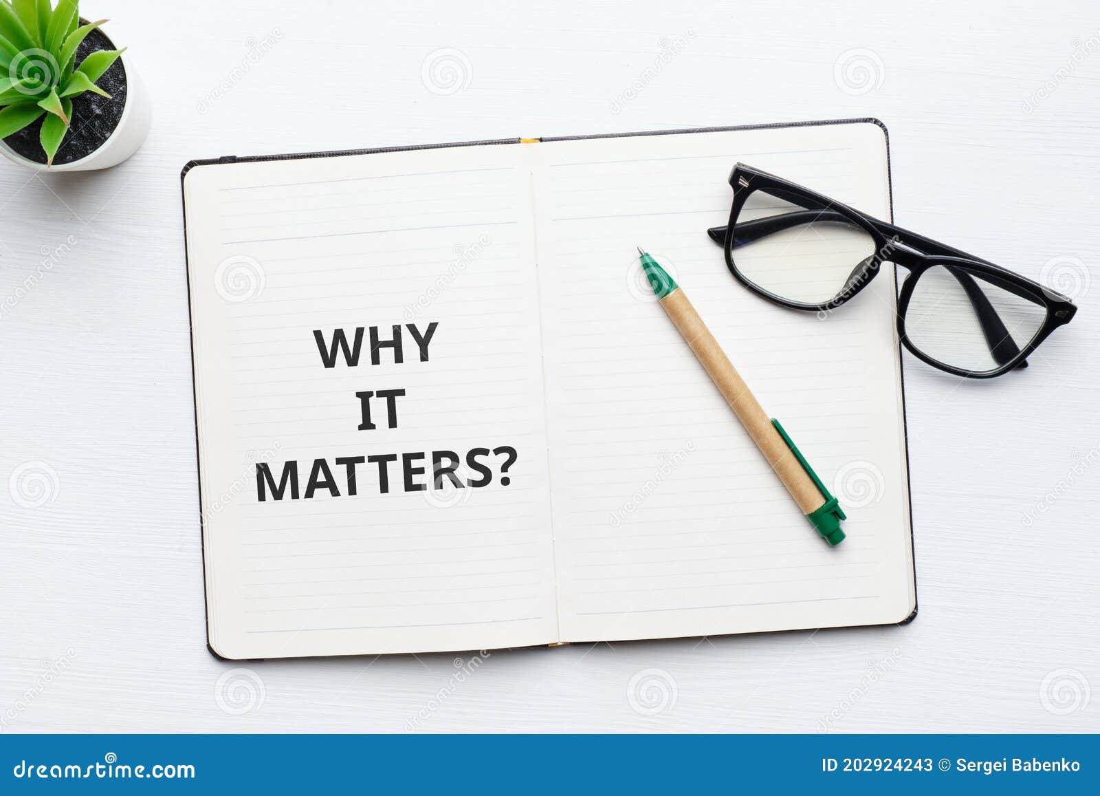 Handwritten Question Why it Matters Concept on Paper Stock Image ...