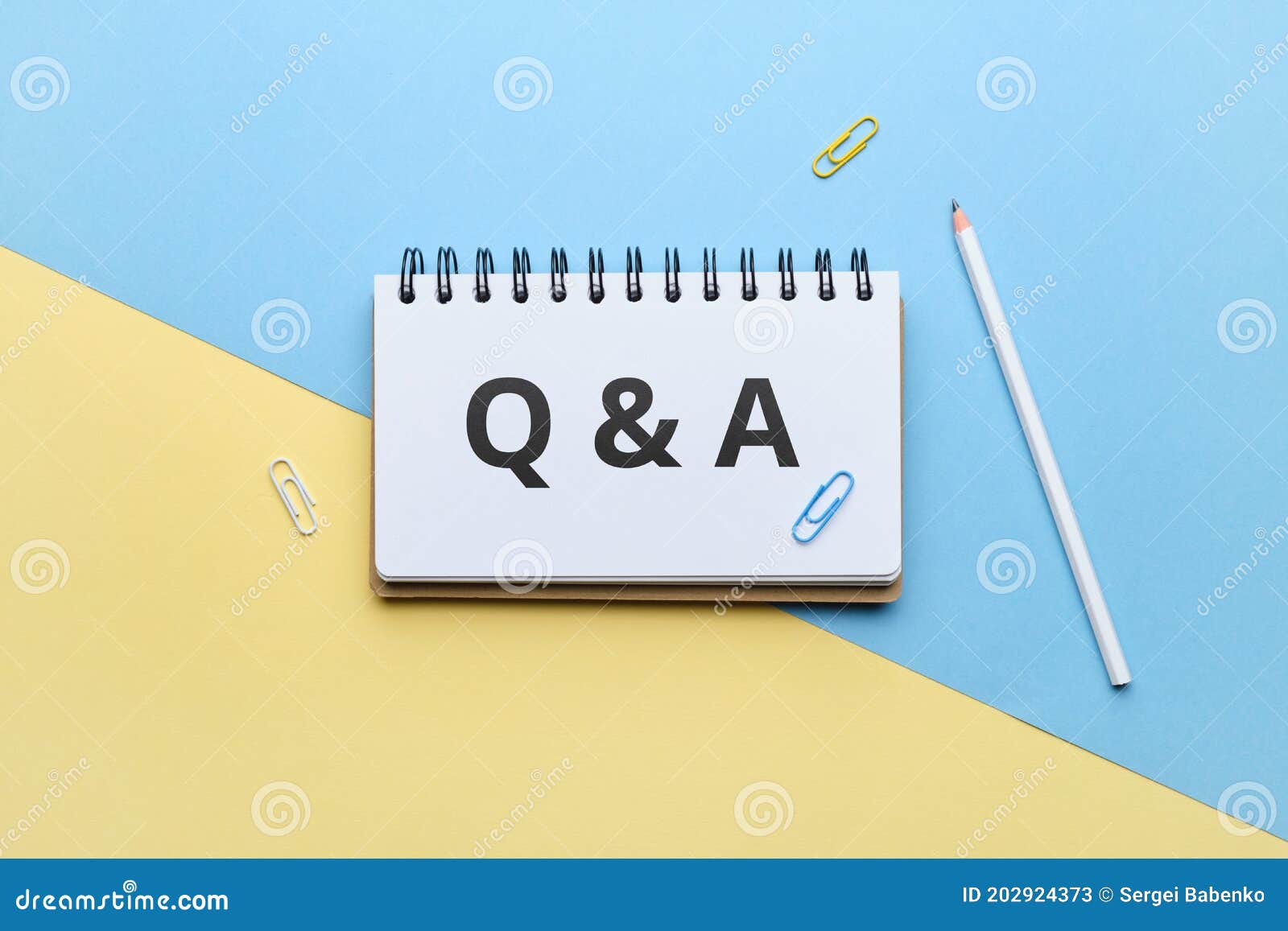 Handwritten Questions and Answers Concept on Paper Stock Image - Image ...