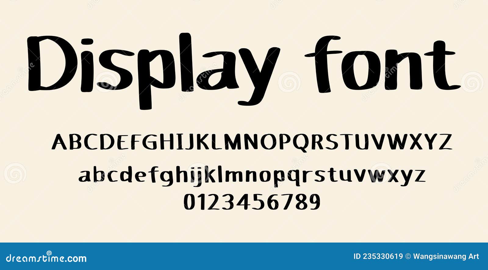 Handwritten Script Font Alphabet Vector Illustration Isolated ...