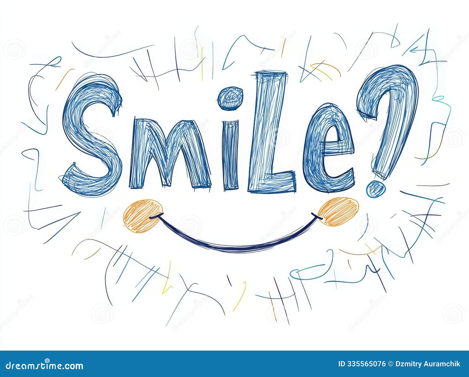 A Handwritten Smiley with a Vektor (black-white), Free To Use Stock ...