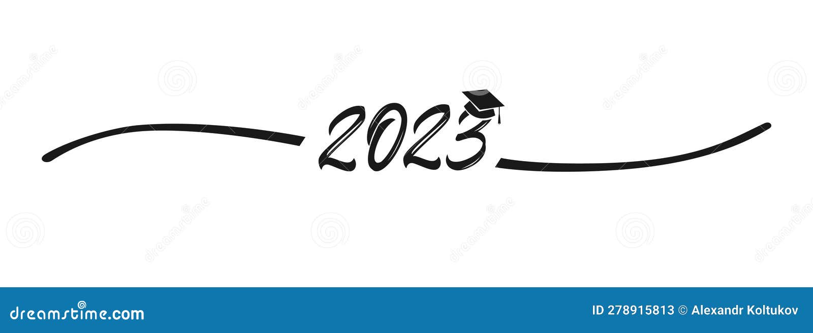 2023 Handwriting Curves Drawing Stock Vector - Illustration of ...