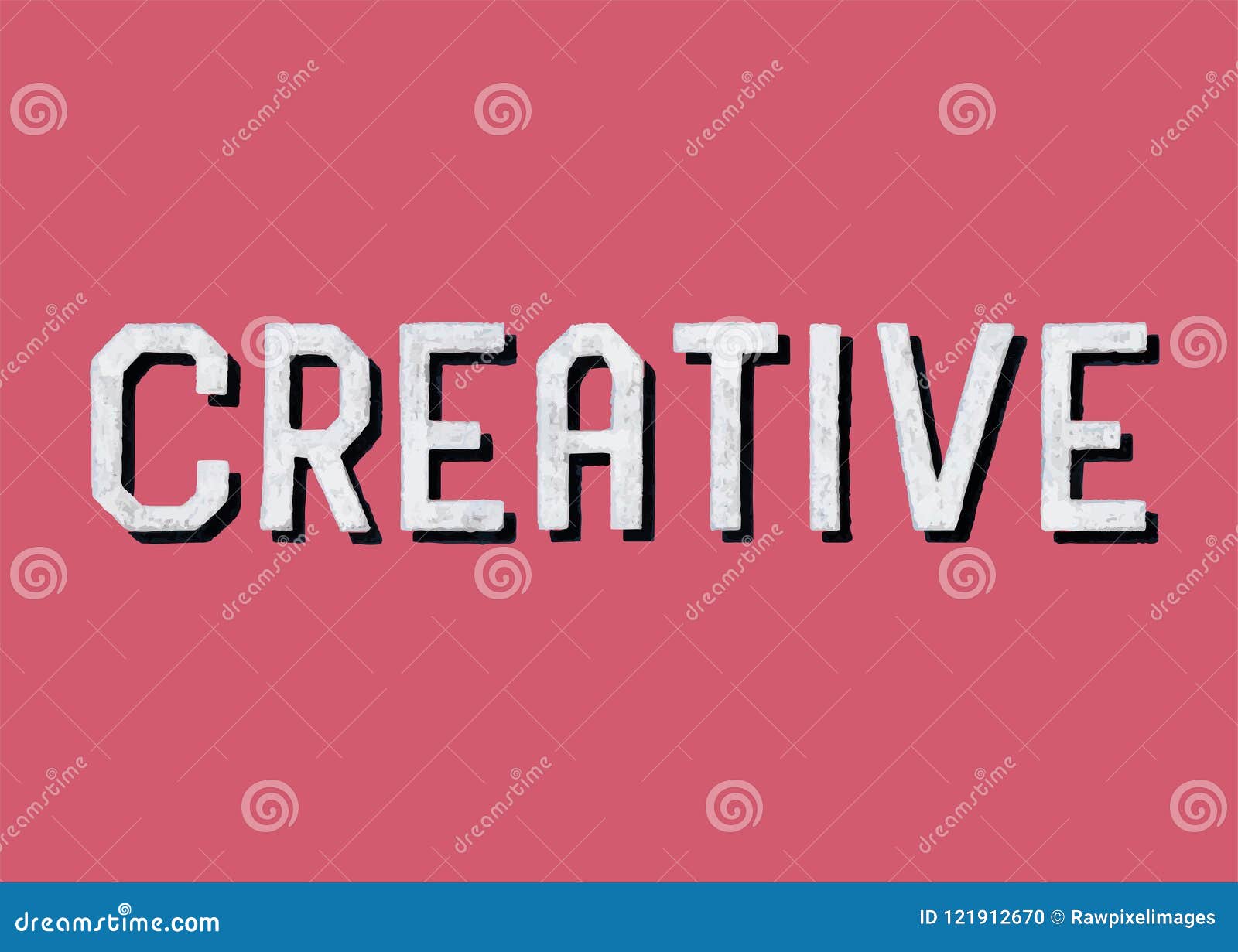 Handwritten Style of Creative Typography Stock Vector - Illustration of ...
