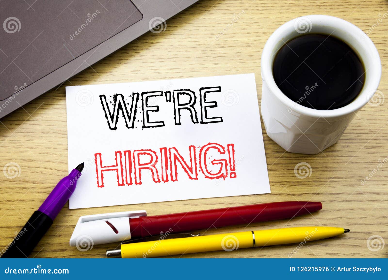 Handwritten Text Caption Showing we are Hiring Now. Business Concept ... Handwritten Text Caption Showing we are Hiring Now. Business Concept ...