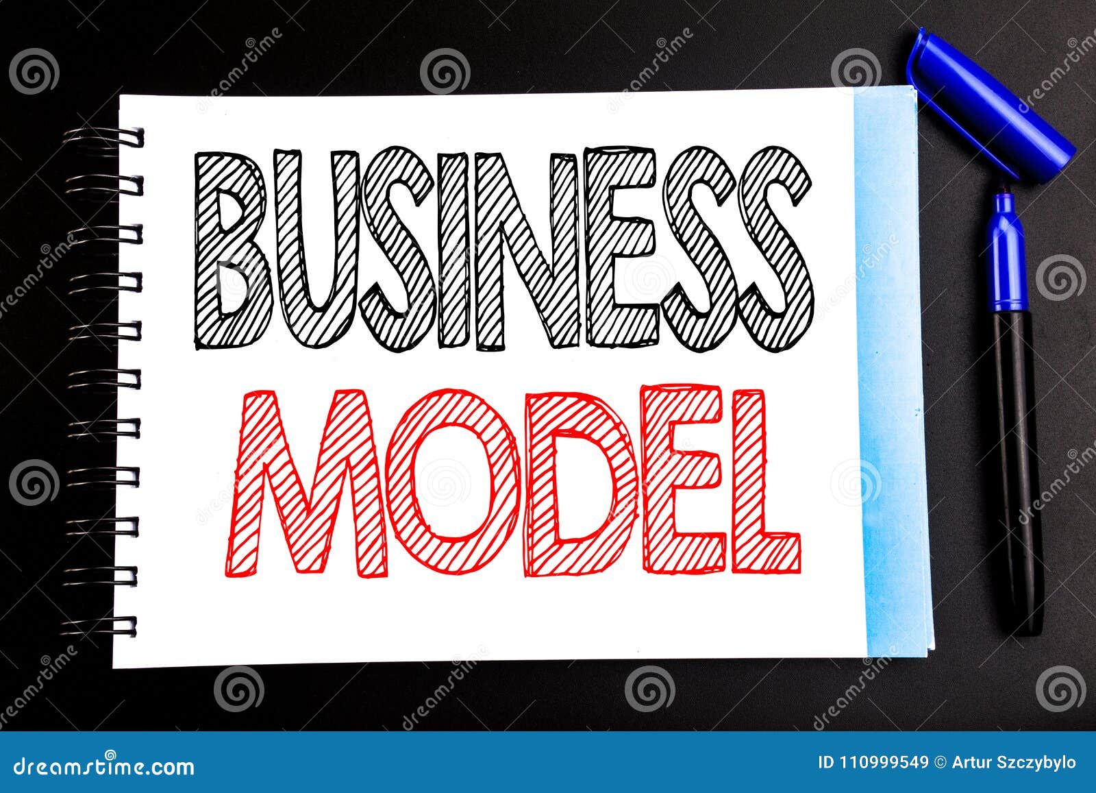 Handwritten Text Showing Business Model. Business Concept Writing for ...