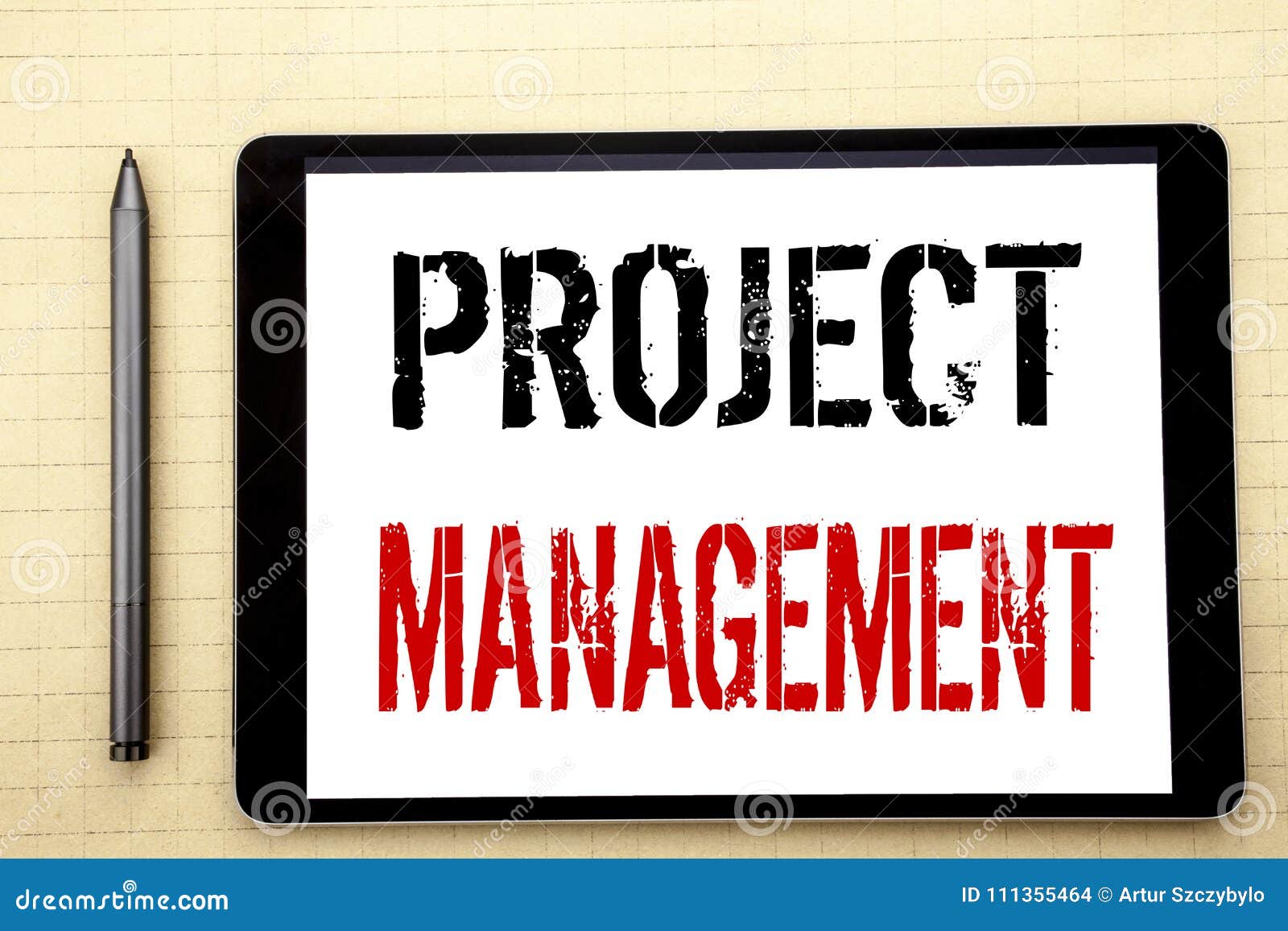 Handwritten Text Showing Project Management. Business Concept Writing ...