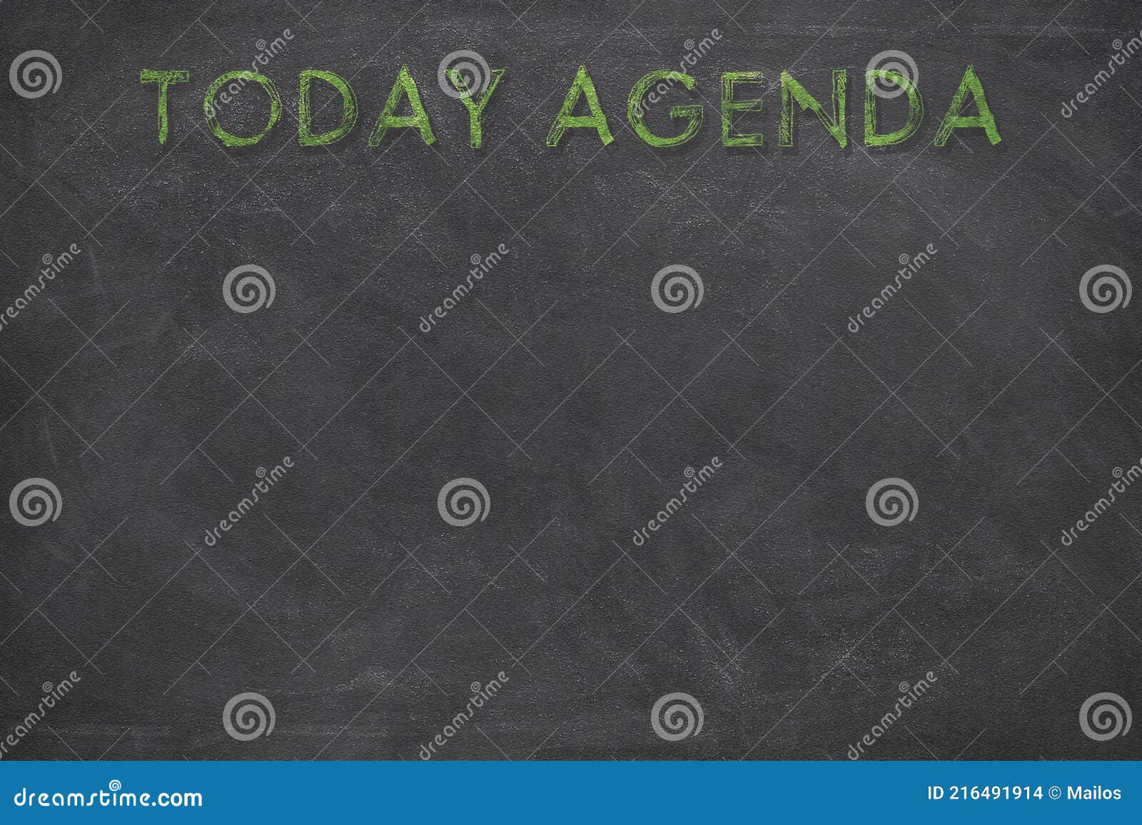 Agenda Handwritten Text Inscription. Modern Hand Drawing Calligraphy ...