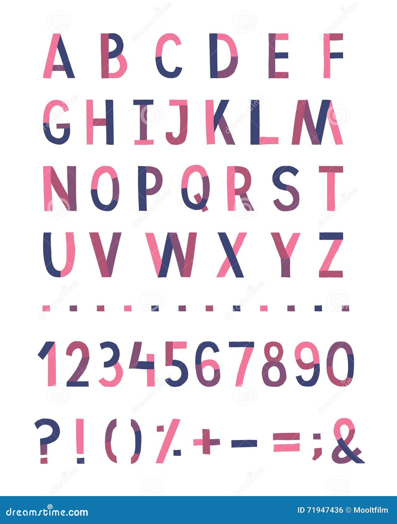 Handwritten Vector Alphabet Stock Vector - Illustration of handwriting ...