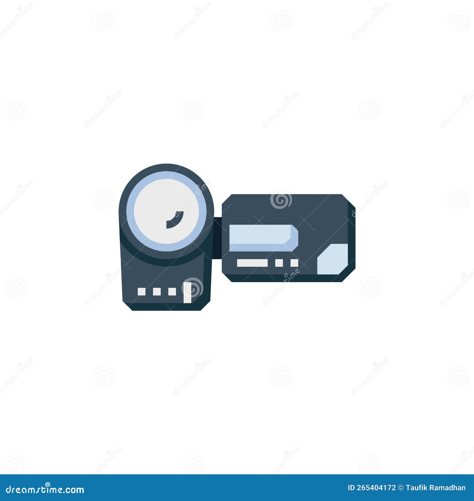 Handy Cam Vector Icon. Computer Component Icon Flat Style. Perfect Use ...