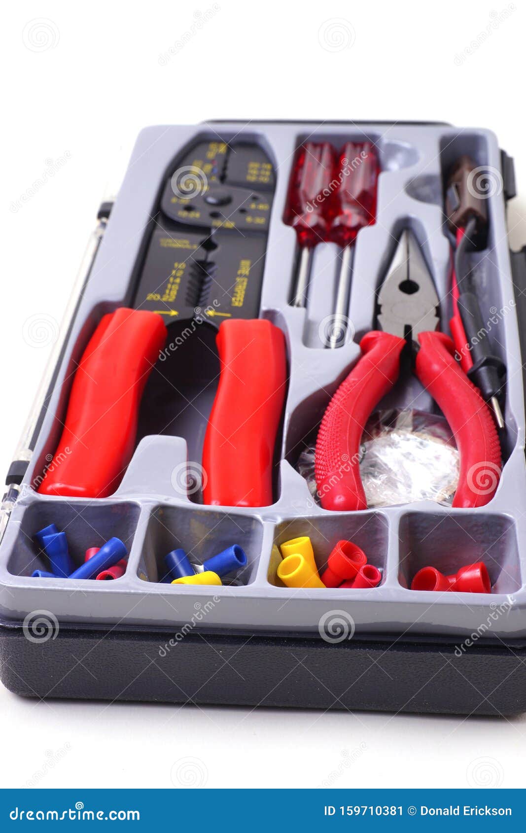 Electrical Tools and Components - Toolbox Stock Image - Image of people ...