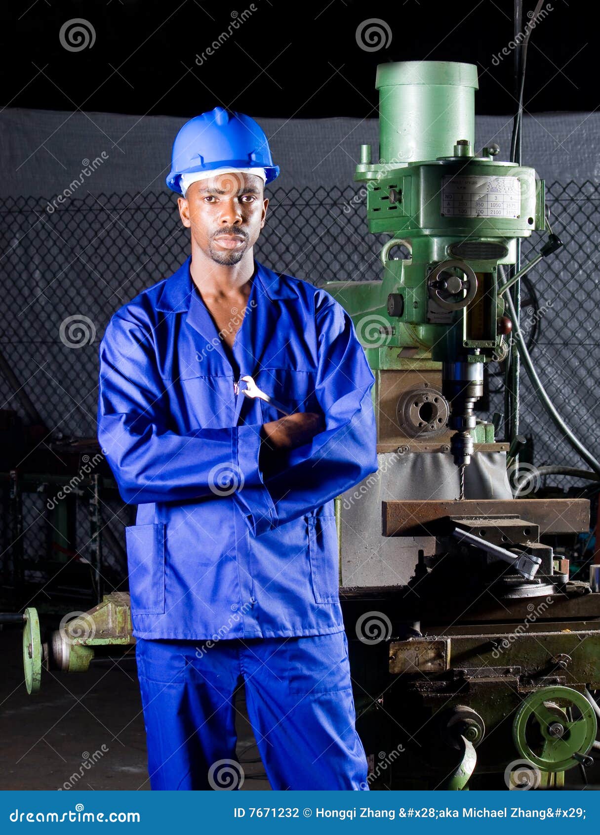 Handy man stock photo. Image of labor, drill, african - 7671232