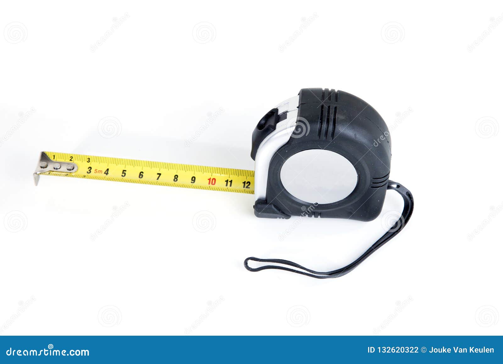 Measuring Tool on a White Background Stock Photo - Image of build ...