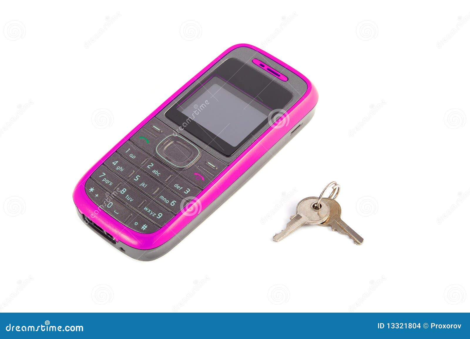 Handy mit Tasten stockfoto. Bild von digital, ausrüstung - 13321804