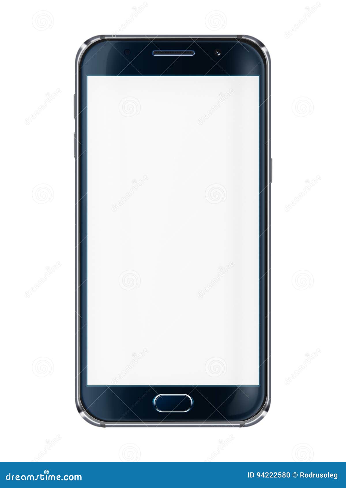 Handy Mit Unbelegtem Bildschirm Stock Abbildung - Illustration von ...