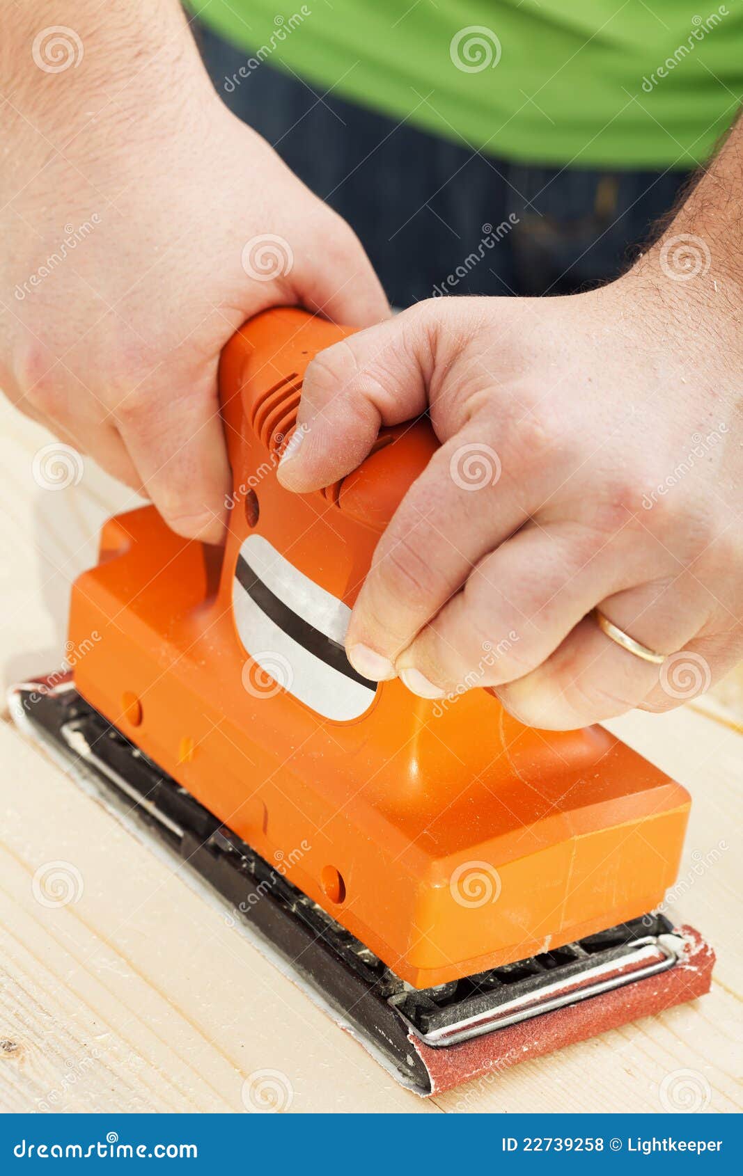 Handy sander machine stock photo. Image of sander, carpenter - 22739258