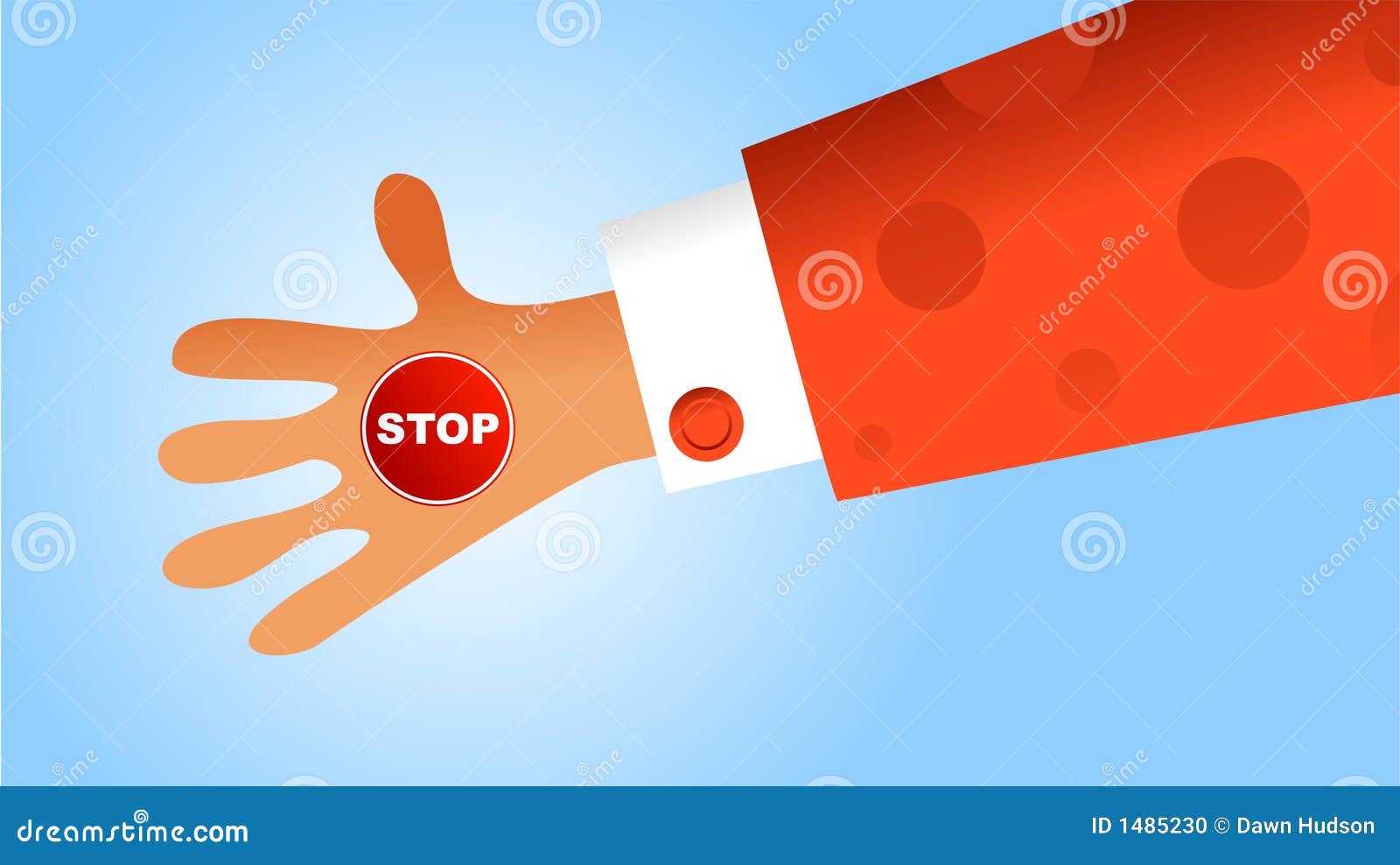 Handy stop stock illustration. Illustration of holding - 1485230
