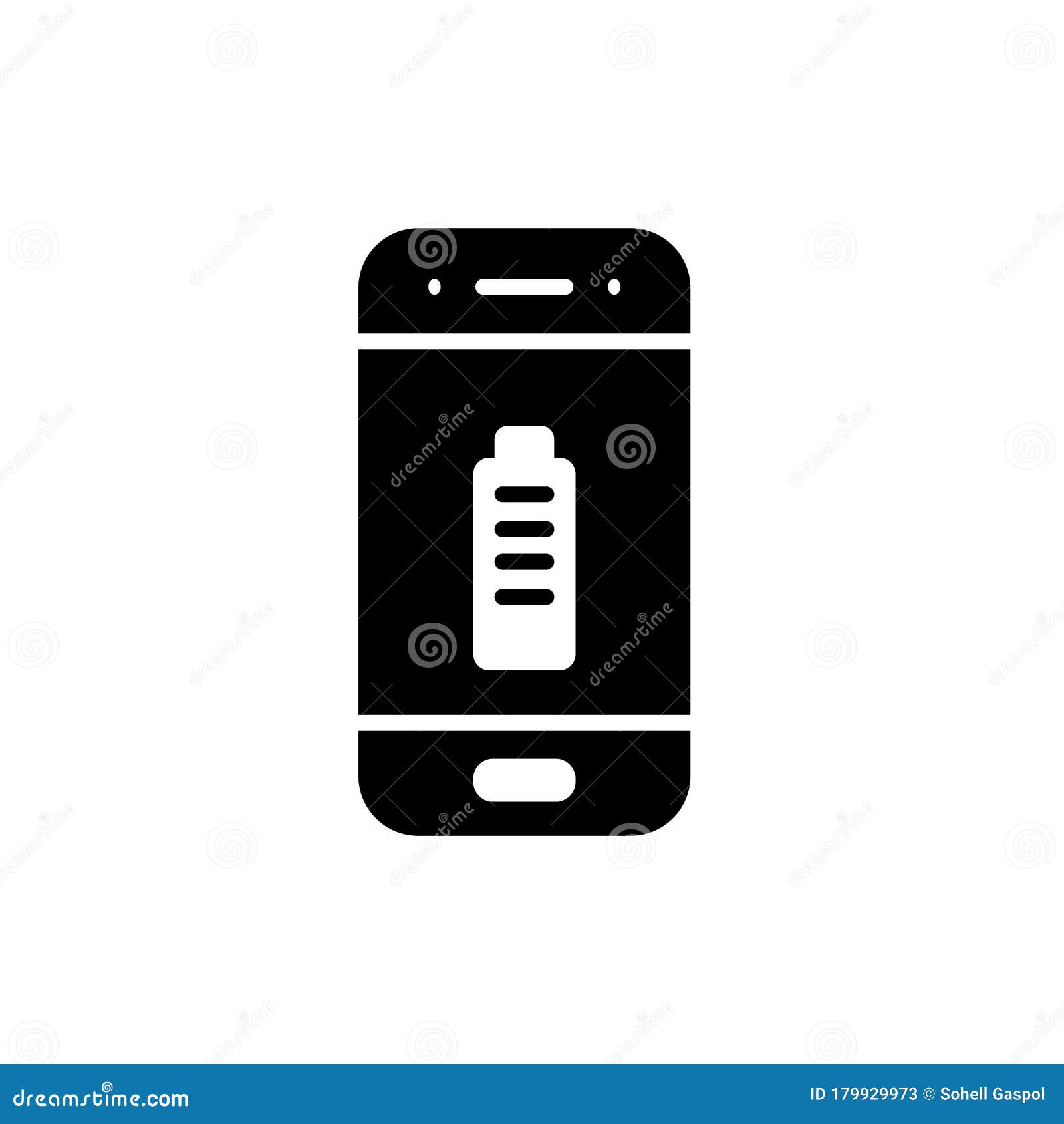 Handy-Symbol Viktor-Design stock abbildung. Illustration von idee ...