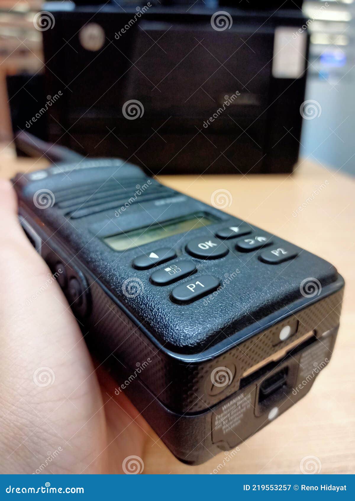 Handy Talkie, a Communication Tools for Limited Connection Stock Image ...