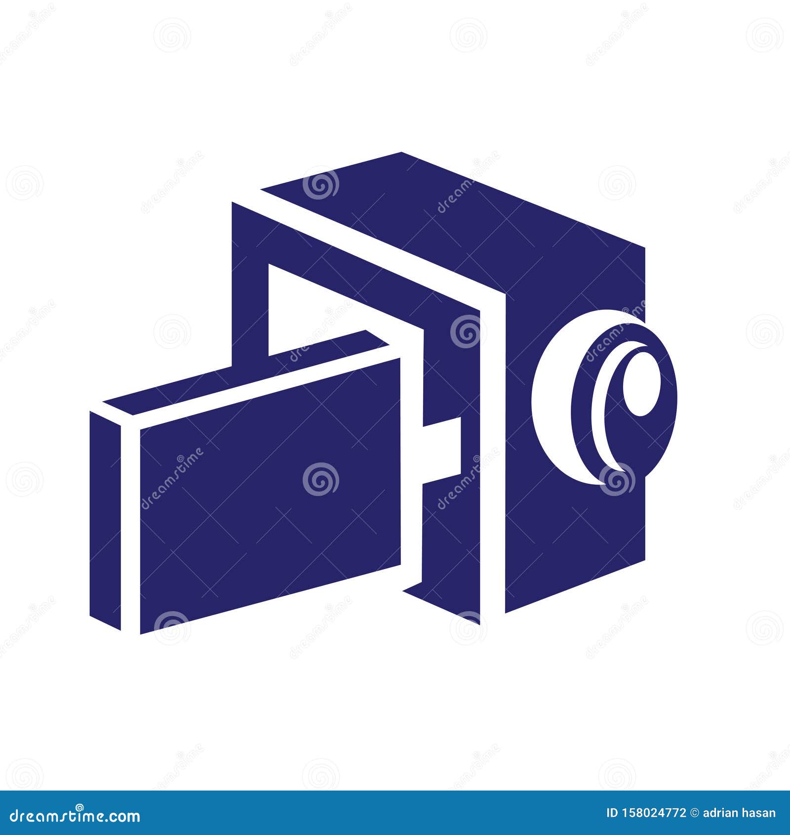 Handycam Simpel Logo Icon Vector Ilustration Stock Vector ...