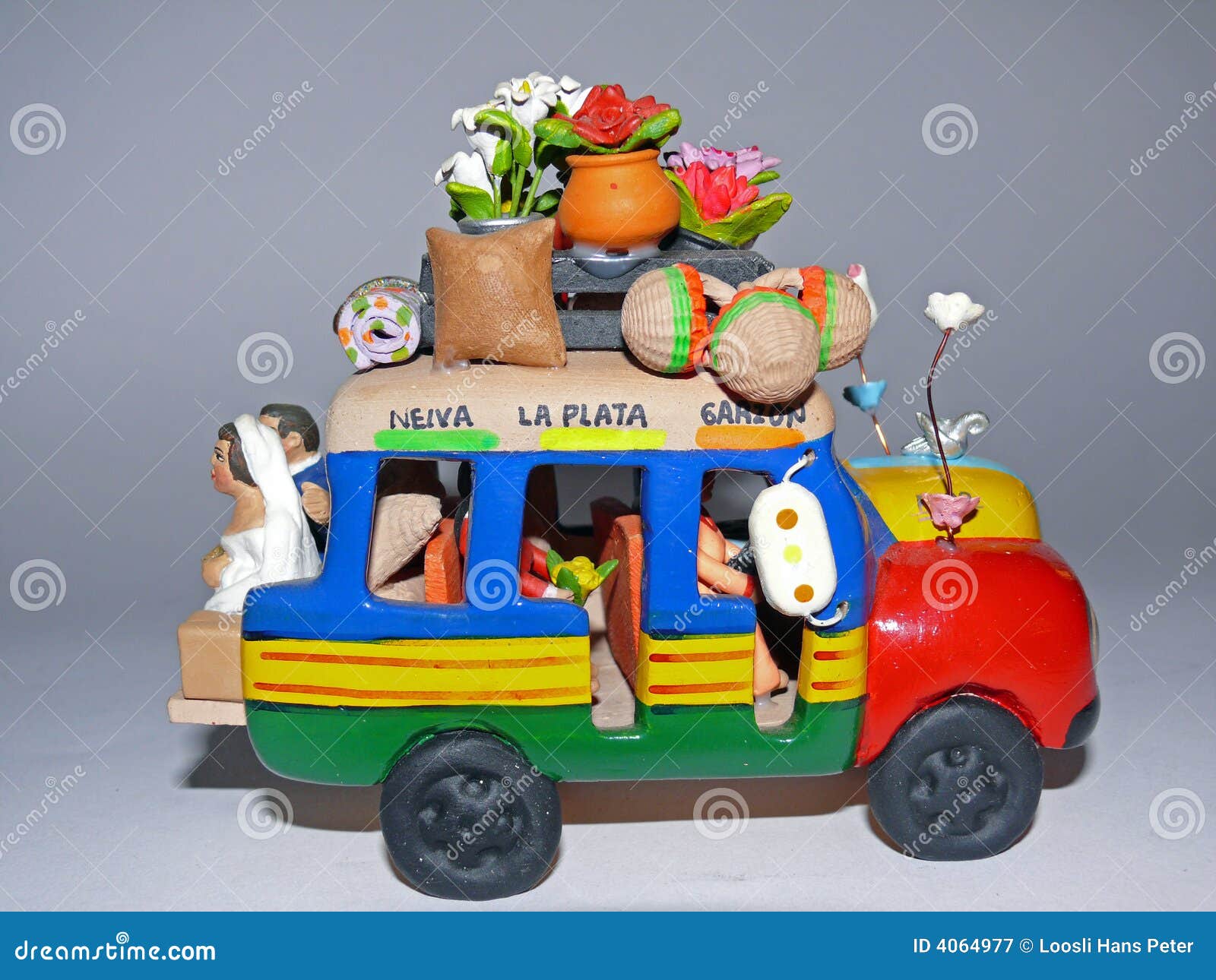 Handycraft Bus stock image. Image of souvenir, play, people - 4064977