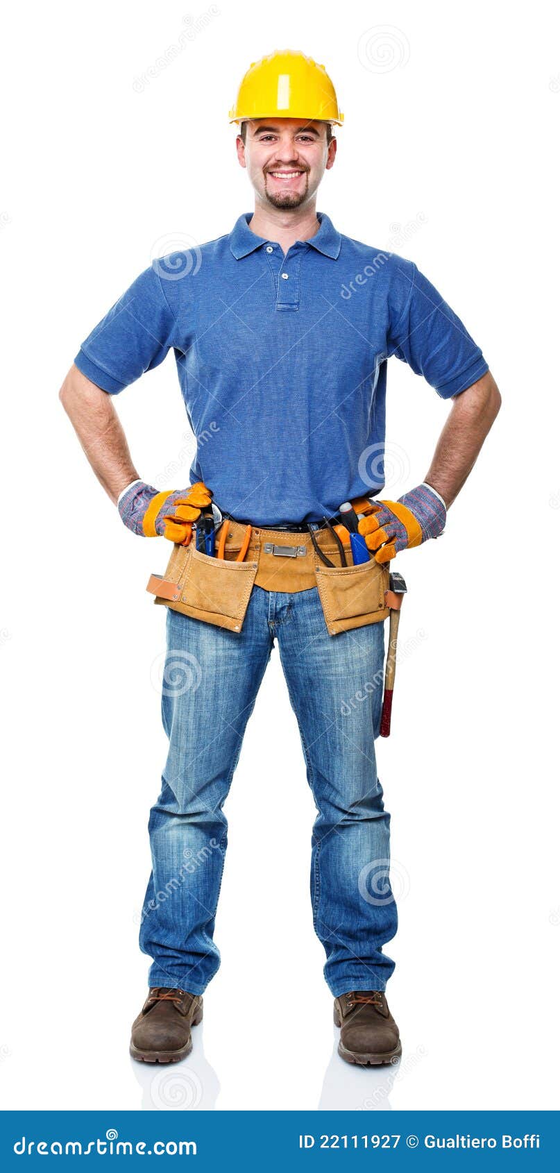 Handyman stock image. Image of male, maintenance, hardhat - 22111927