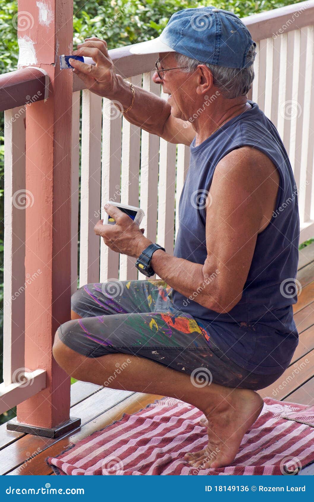 Handyman home renovation stock photo. Image of renovator - 18149136