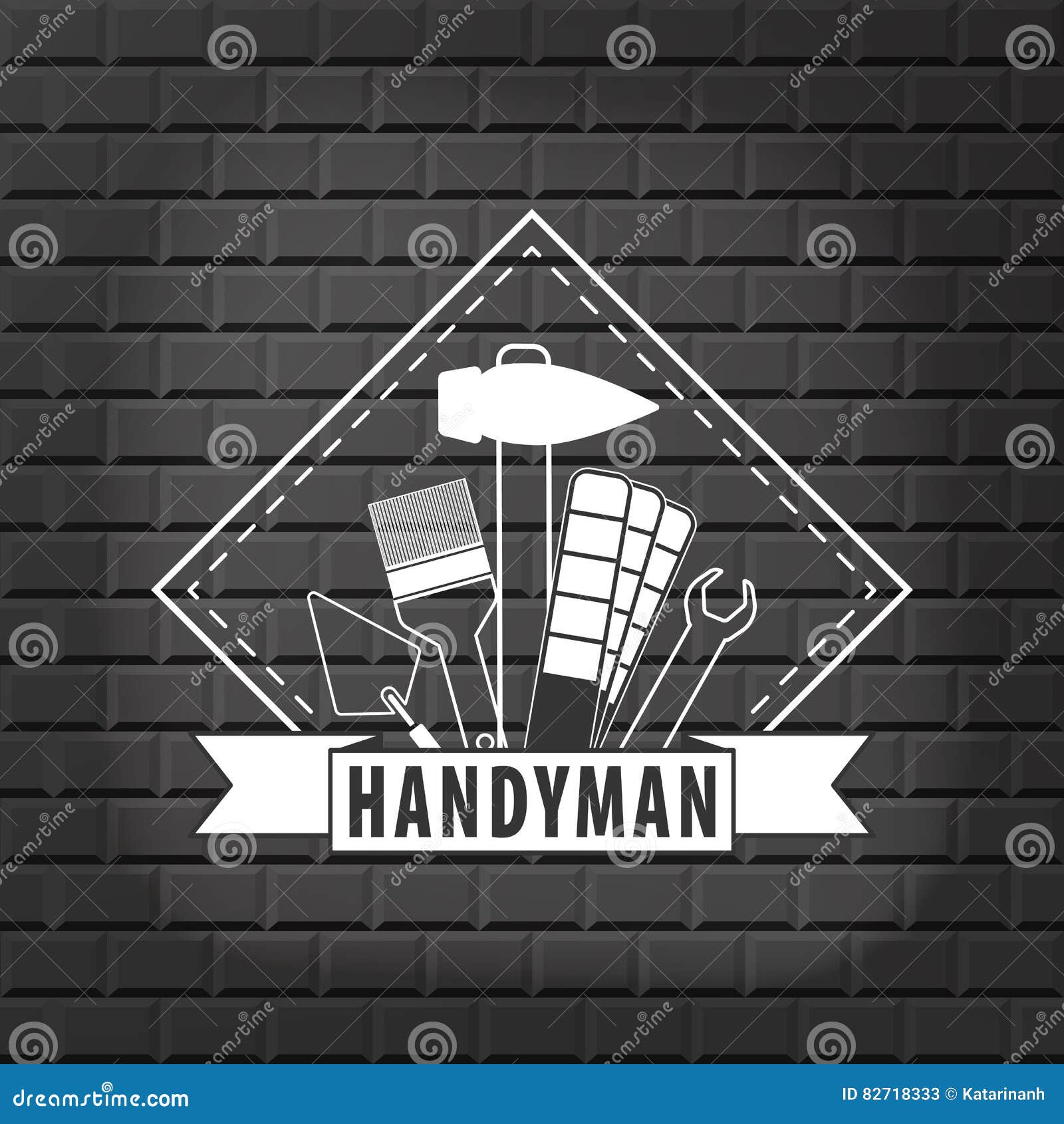 Handyman Logo , Repairman Vector Logo Stock Photo | CartoonDealer.com ...