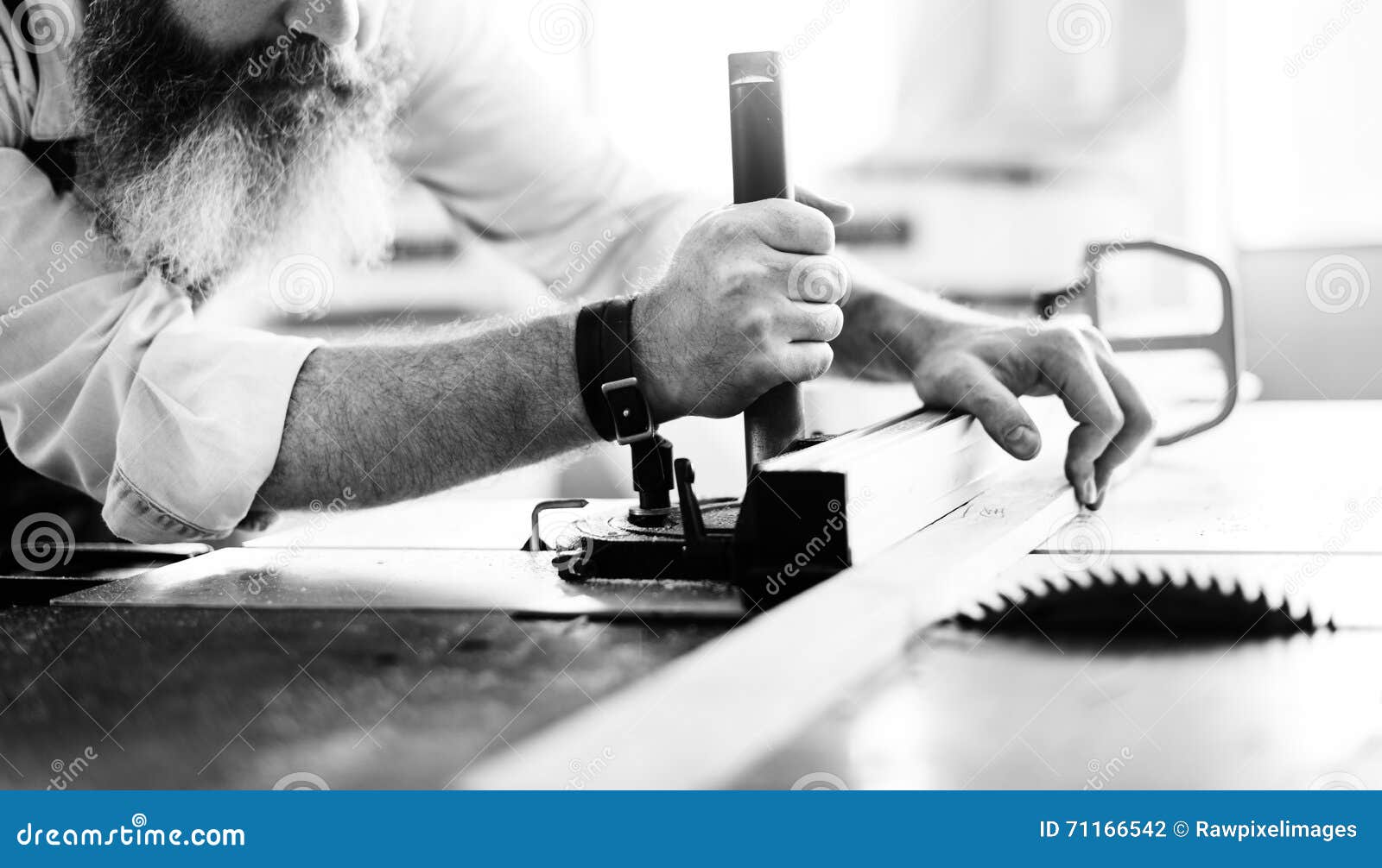 Carpentry Concept Illustrated By Planer And Ruler Stock Image ...