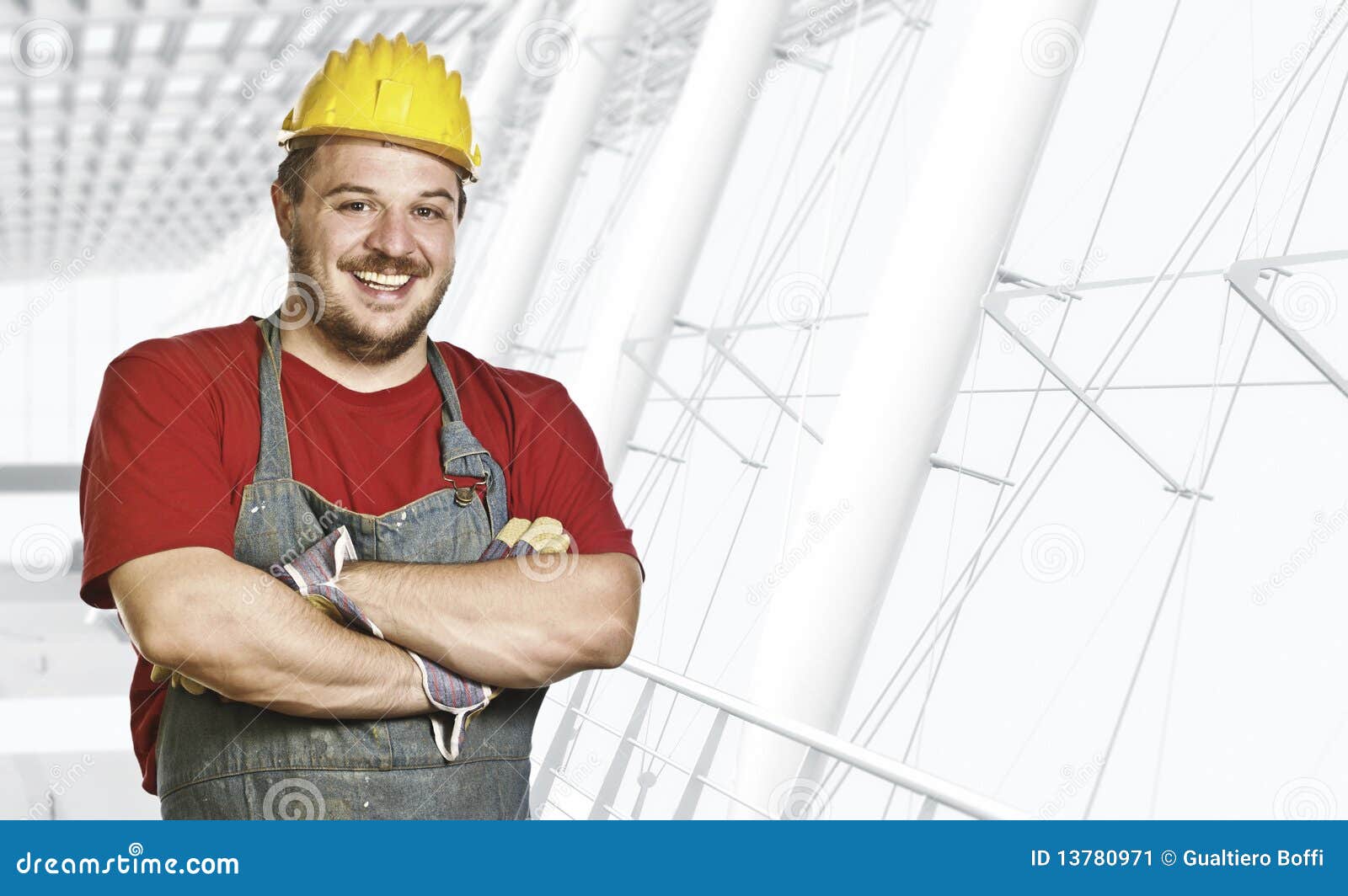 Handyman portrait stock image. Image of black, screwdriver - 13780971