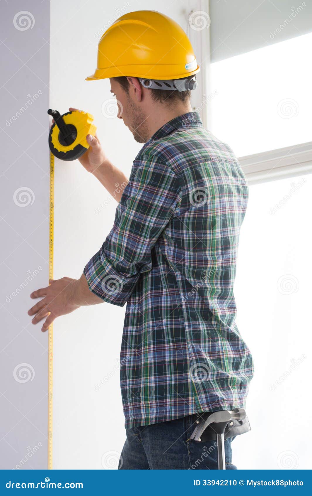 Handyman. stock photo. Image of marking, concepts, indoors - 33942210