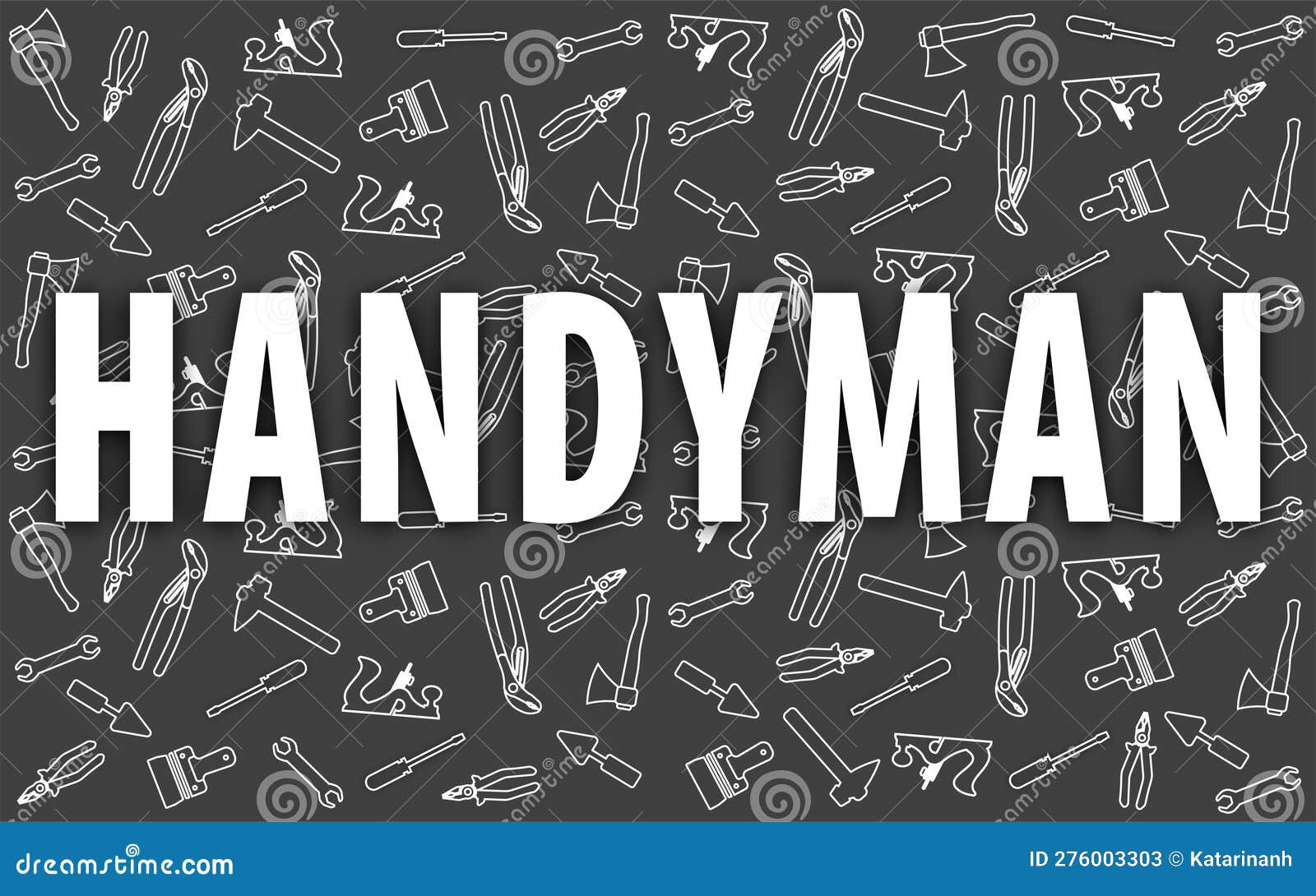 Handyman Tools Pattern. Corporate Web Site Elements & Background ...
