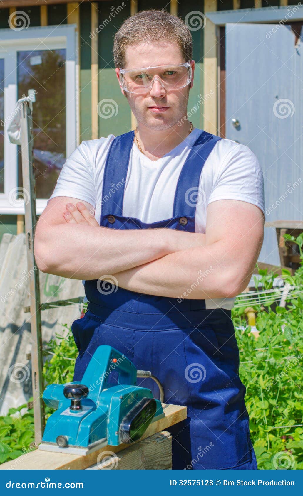 Handyman stock photo. Image of industry, cutting, machine - 32575128