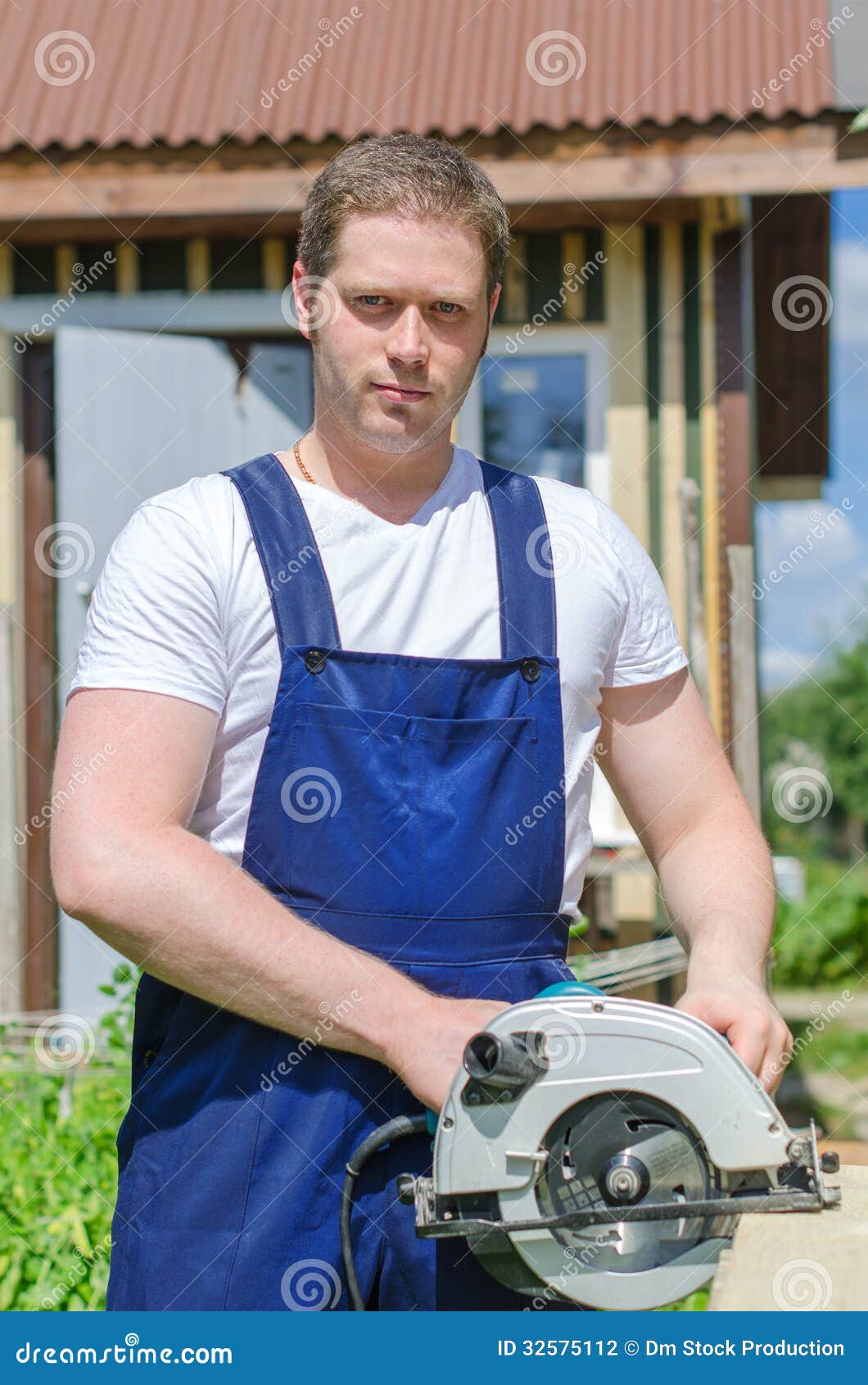 Handyman stock photo. Image of outside, outdoors, hobby - 32575112