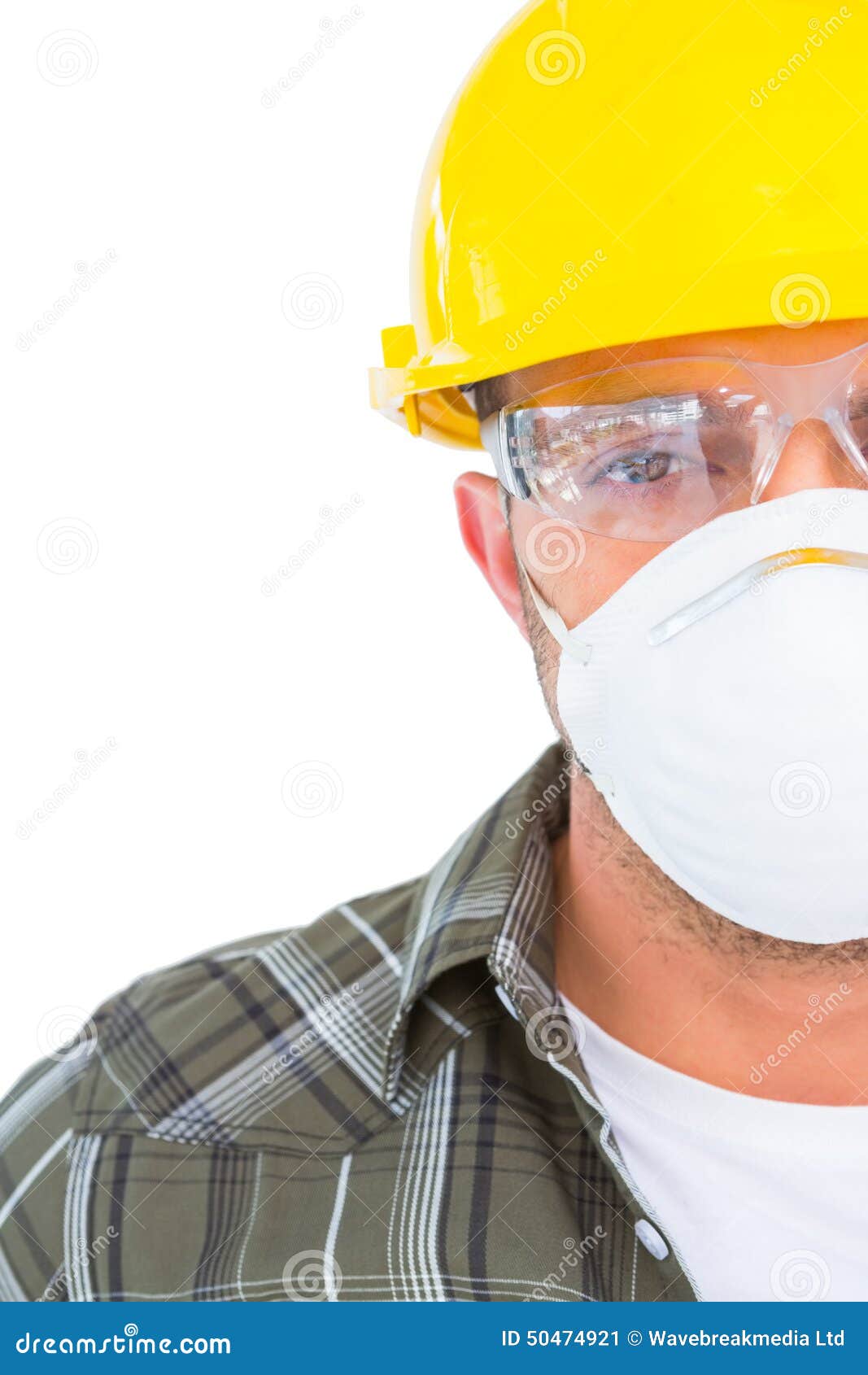Handyman Wearing Protective Work Wear Stock Image - Image of expertise ...