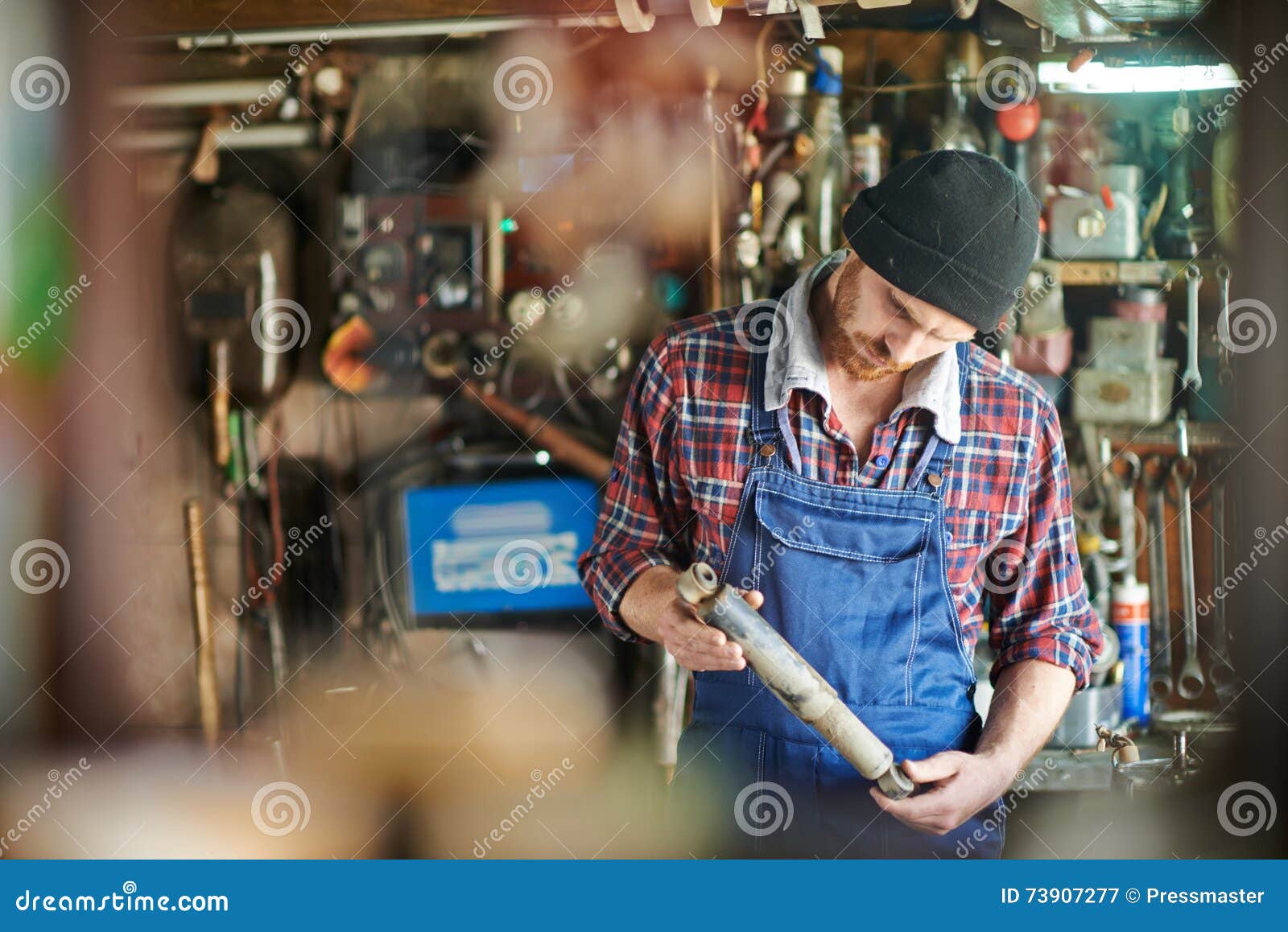 Handyman at work stock image. Image of repairman, occupation - 73907277