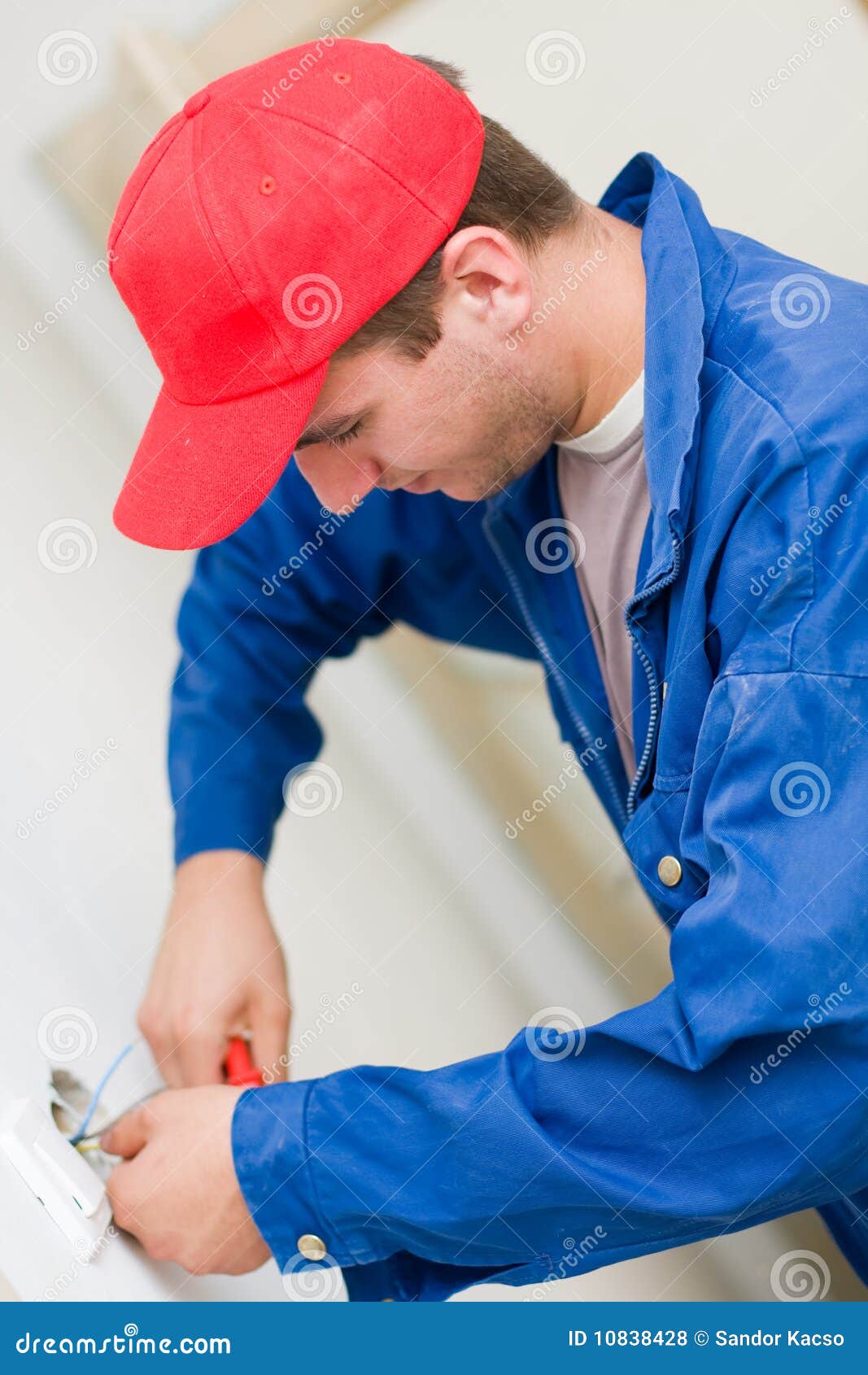 Handyman working stock photo. Image of handy, home, service - 10838428