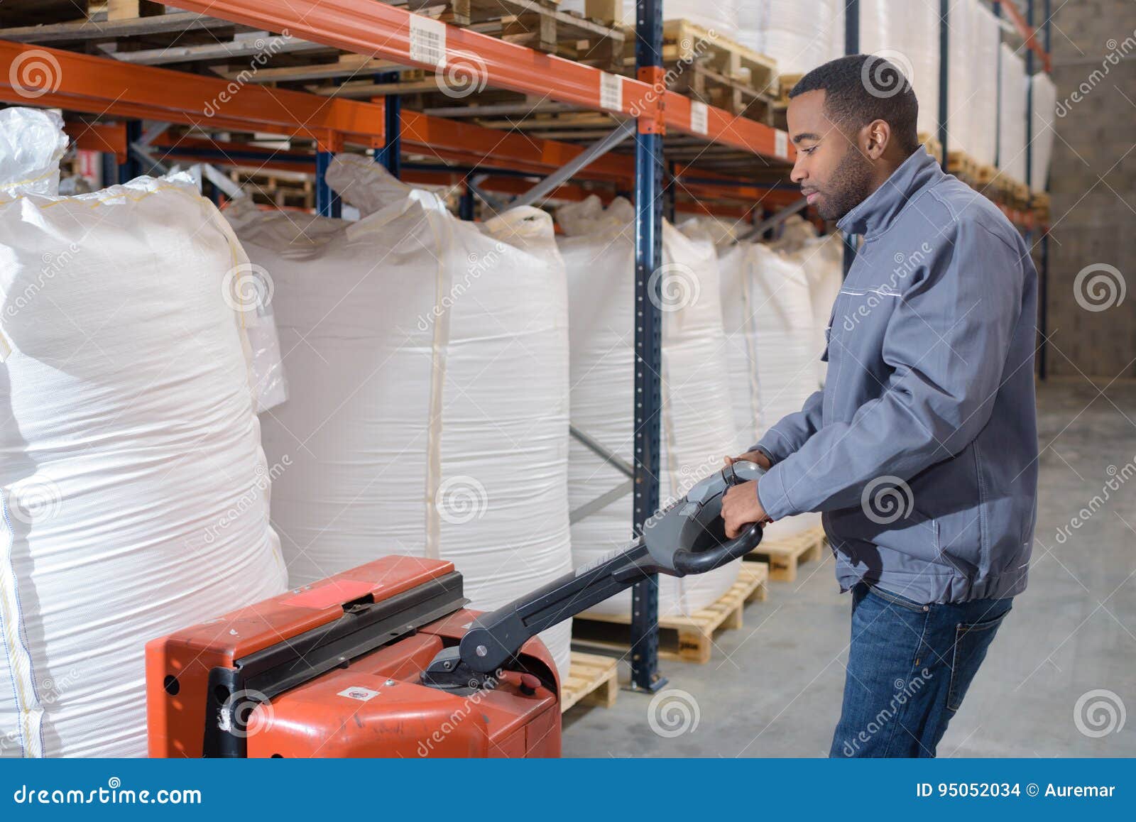 Handyman Working at Hardware Factory Stock Photo - Image of ...