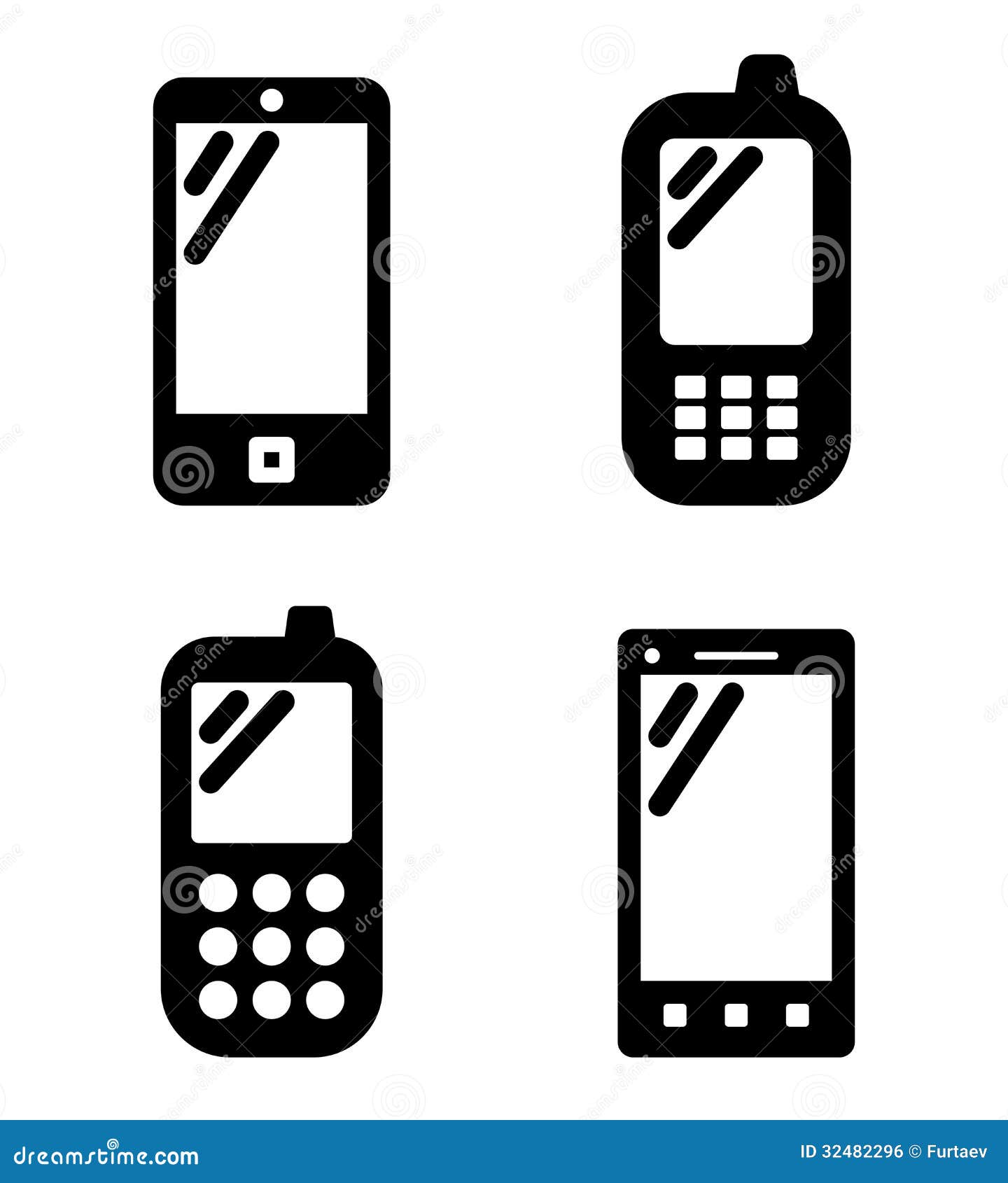 Handyzeichen vektor abbildung. Illustration von kommunikation - 32482296