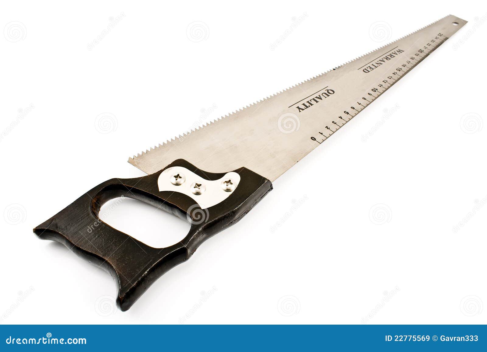 Handzaag stock afbeelding. Image of apparatuur, werk - 22775569