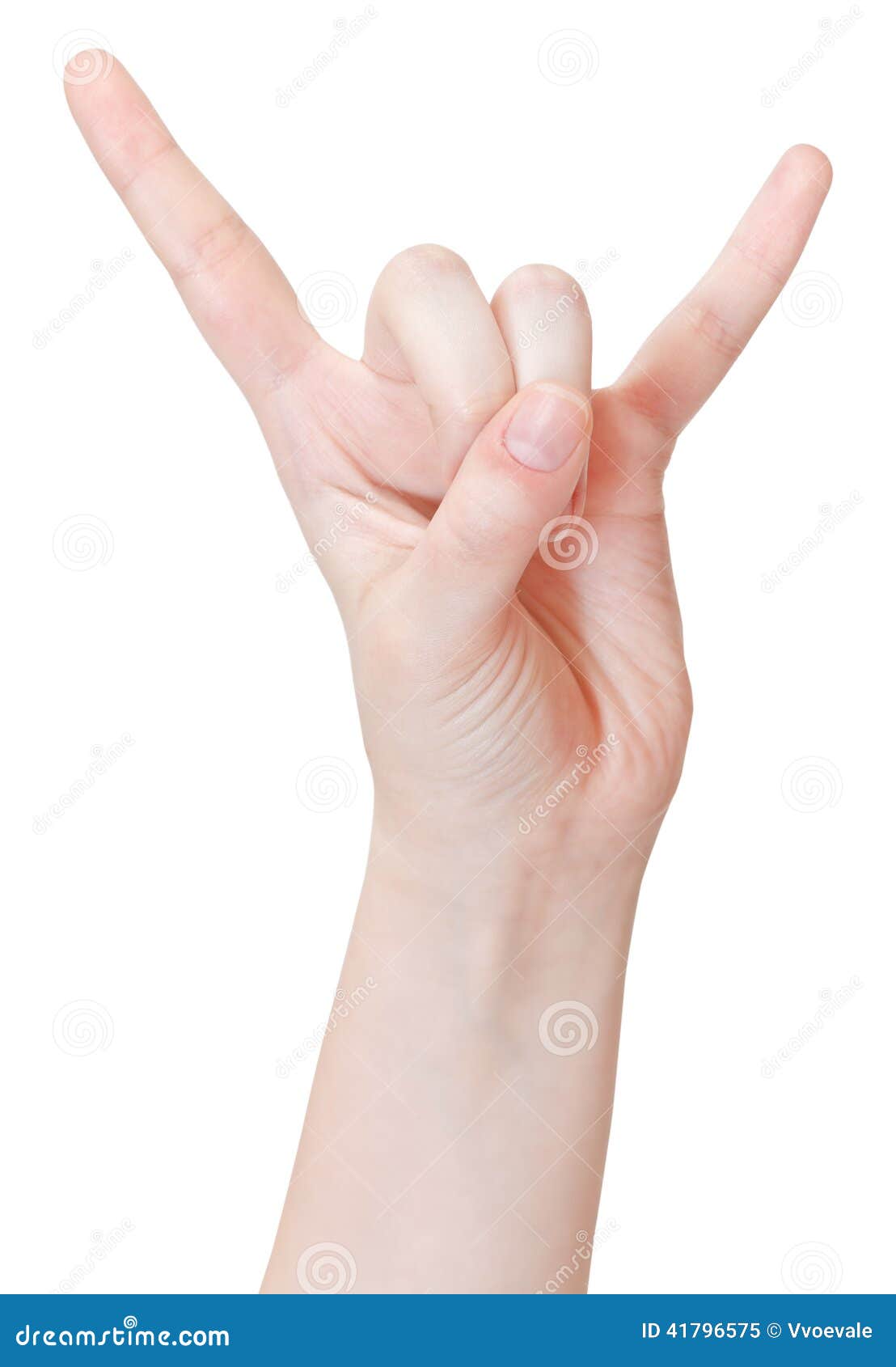 Handzeichen Des Ily-Fingerzeichen-Abschlusses Oben - Stockbild - Bild ...