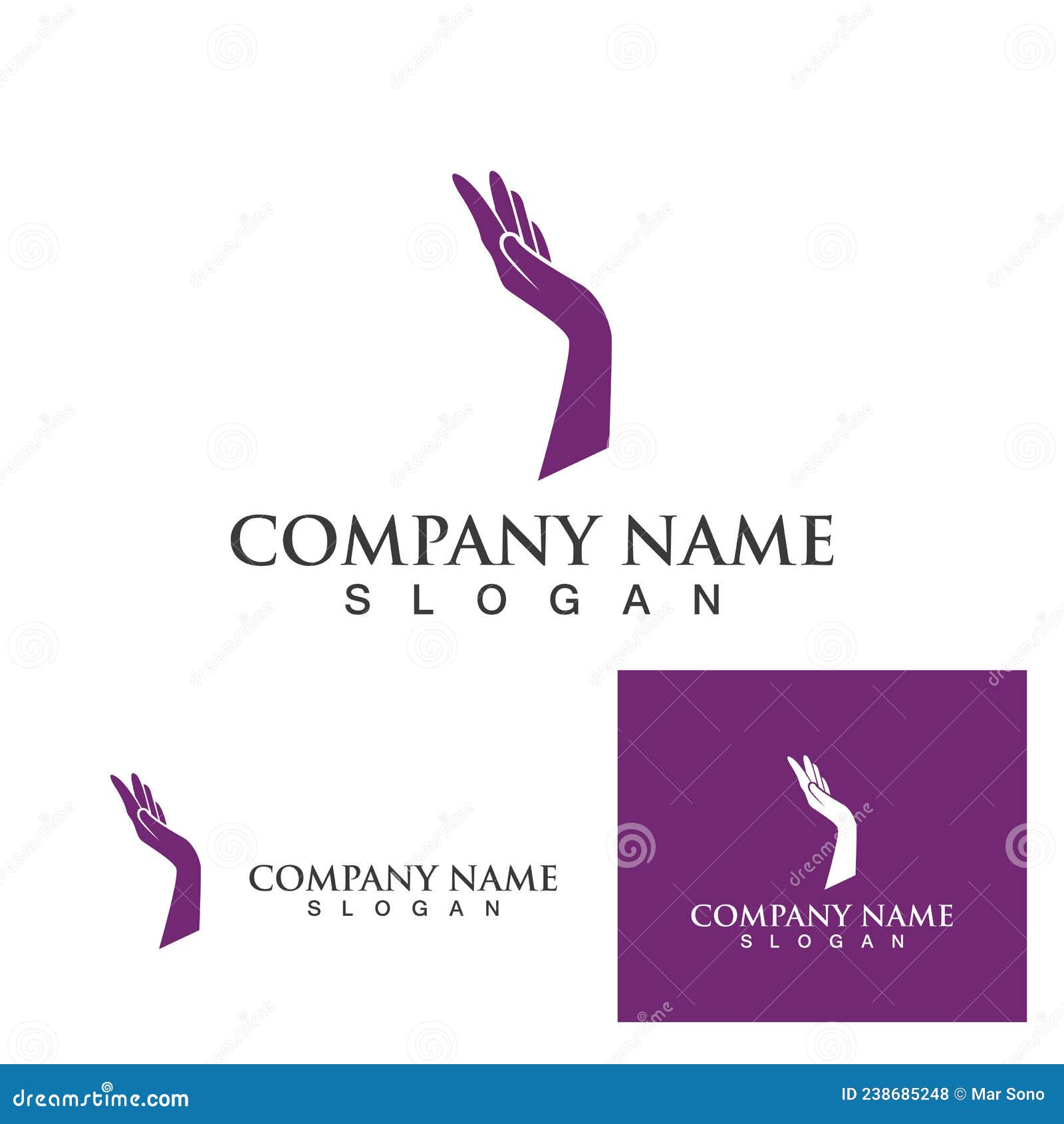 Handzeichen und Symbole vektor abbildung. Illustration von menschlich ...