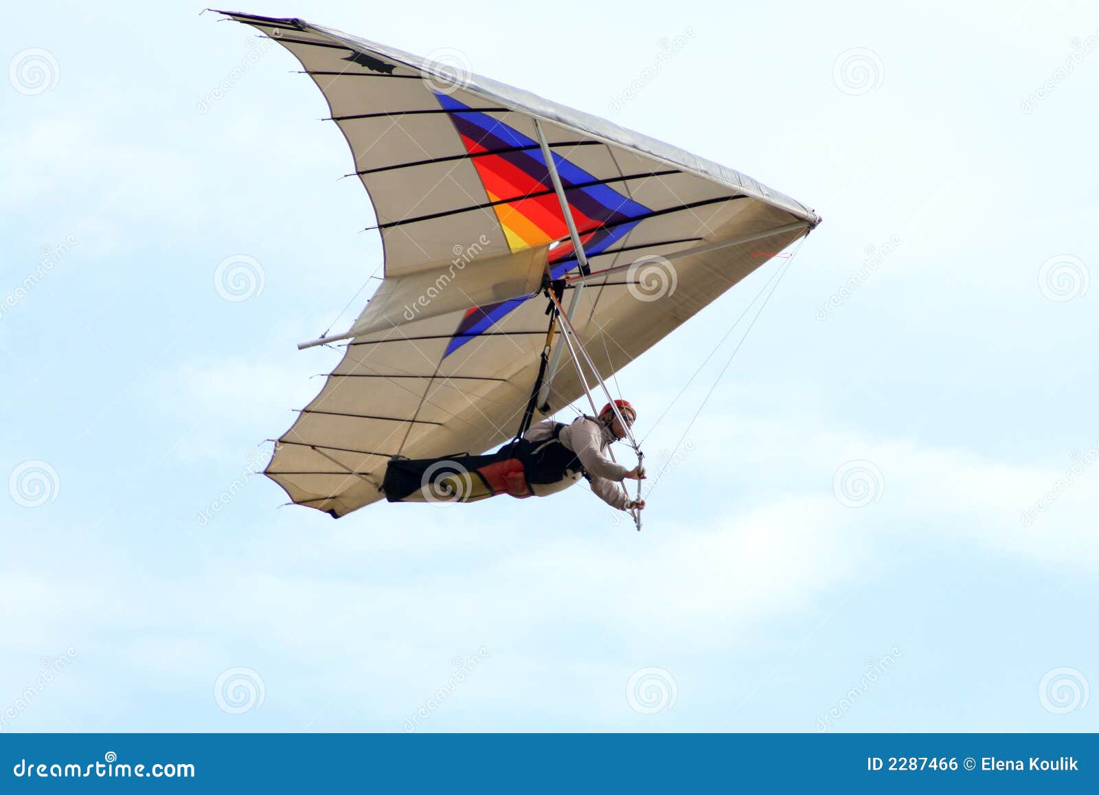 Hang-glider stock photo. Image of white, hover, diagonals - 2287466