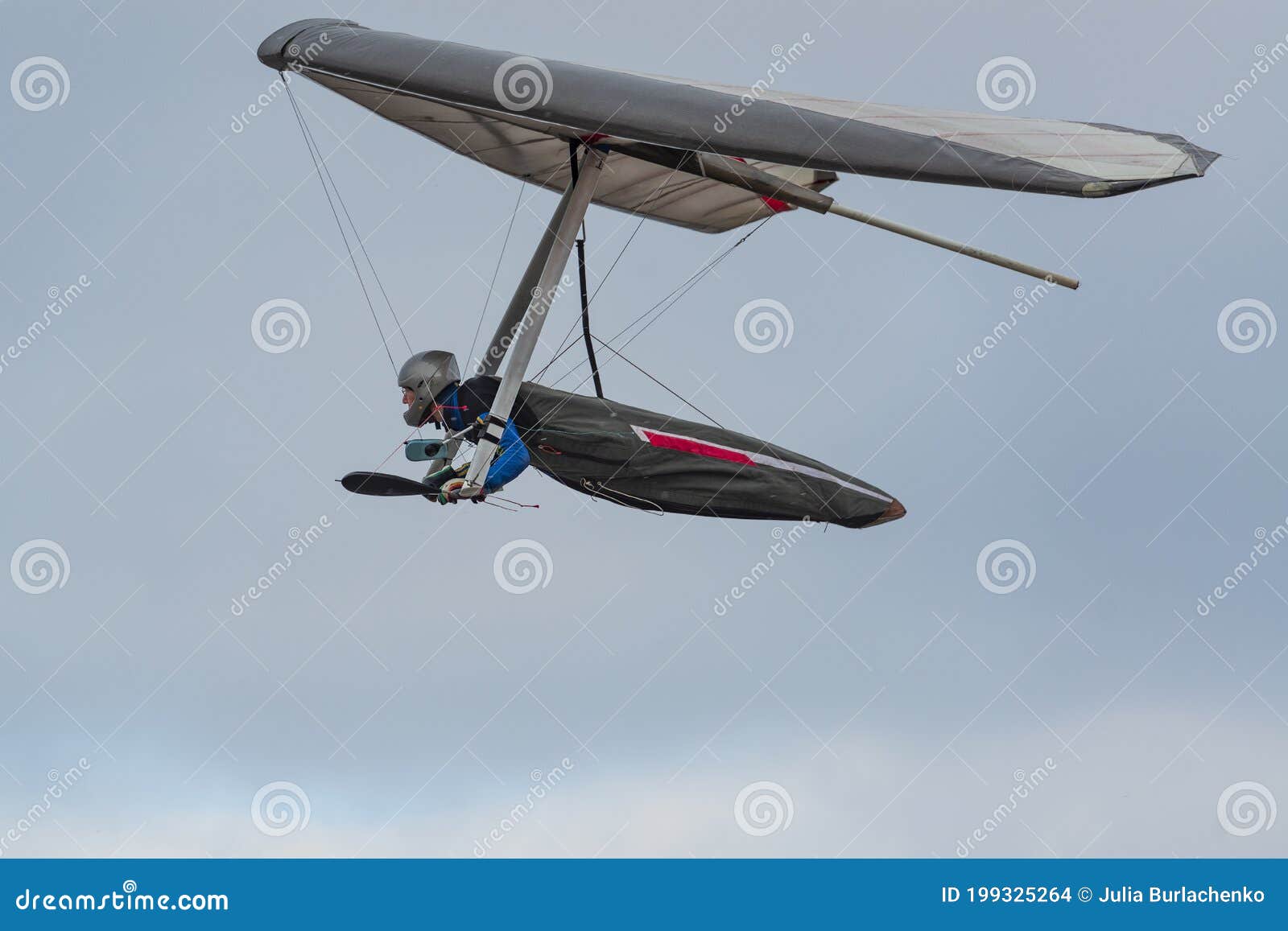 Hang Glider Wing Silhouette Stock Photo - Image of high, glider: 199325264