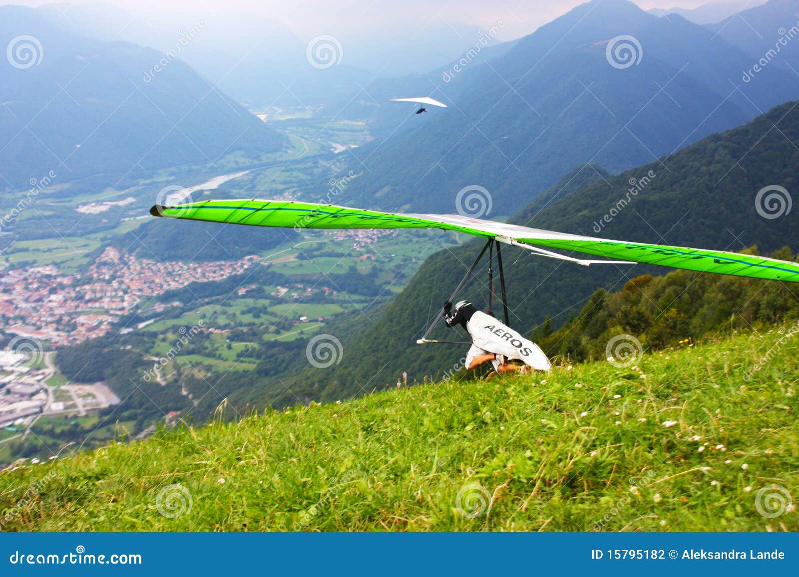 Hang Gliding Competitions Over Kobala Mountain Editorial Photography ...