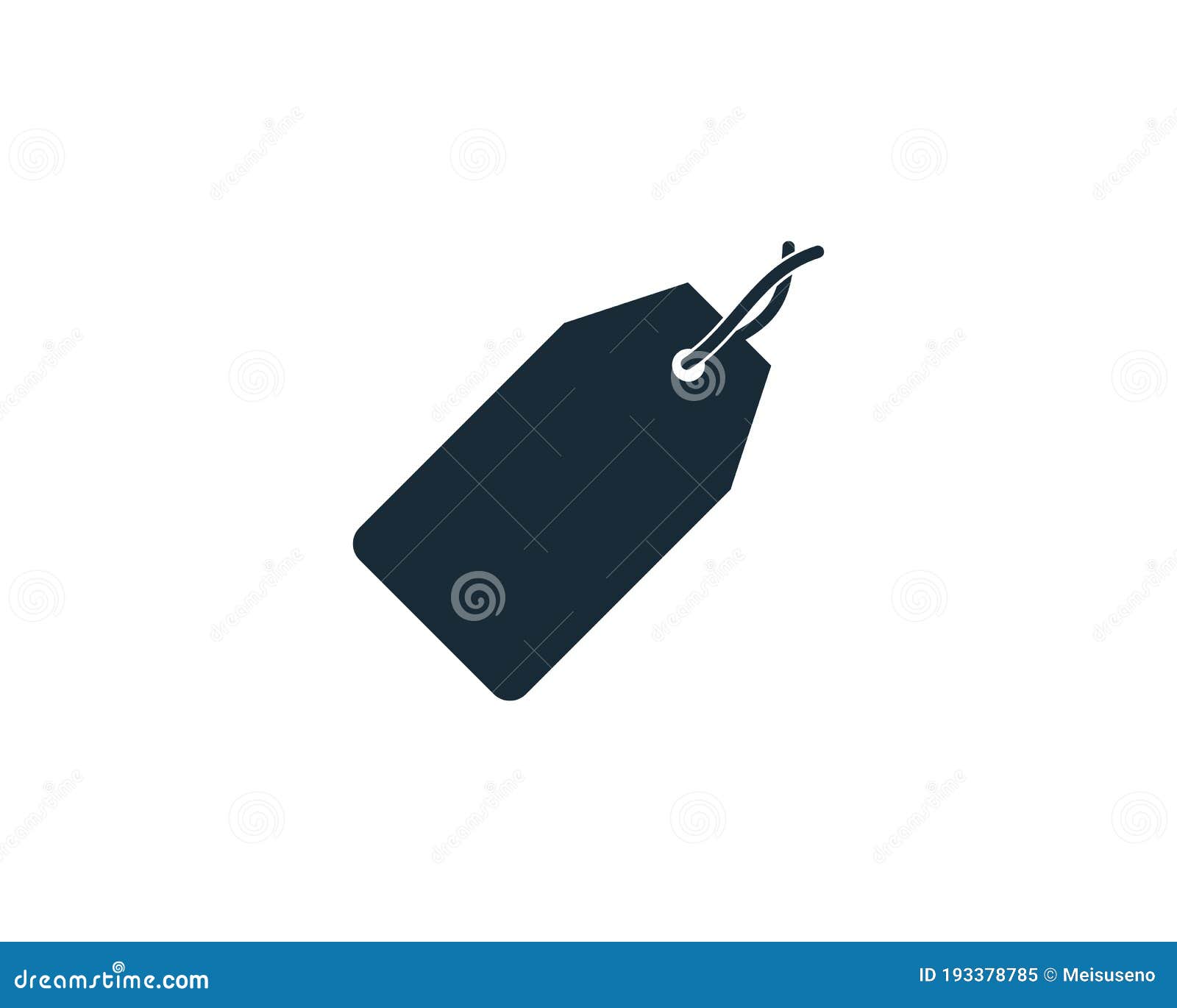 Hang Tag Icon Vector Logo Template Illustration Design Stock Vector ...