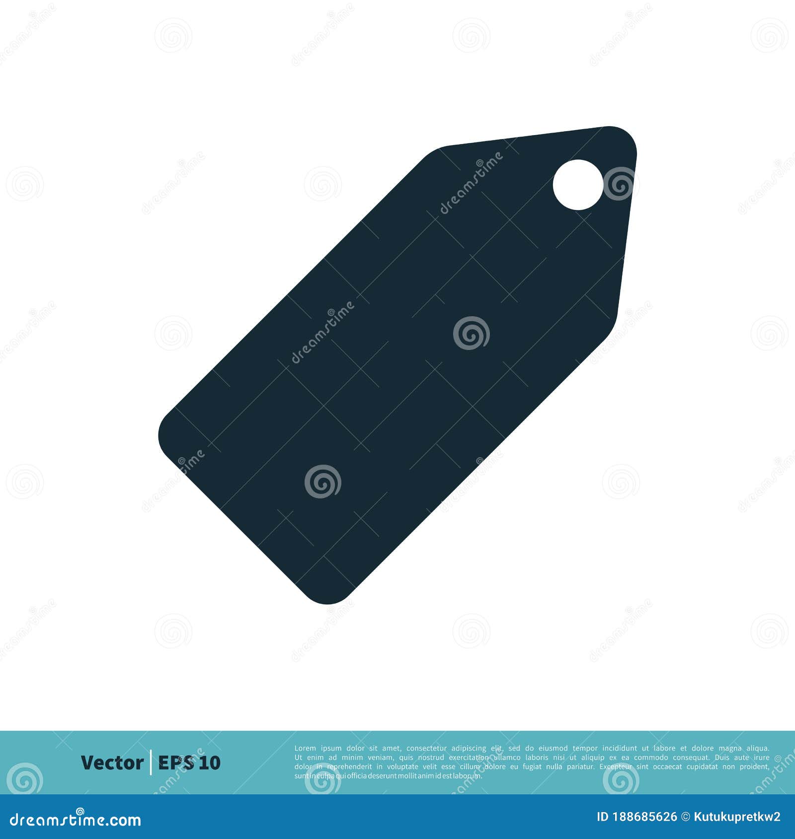 Hang Tag Icon Vector Logo Template Illustration Design. Vector EPS 10 ...